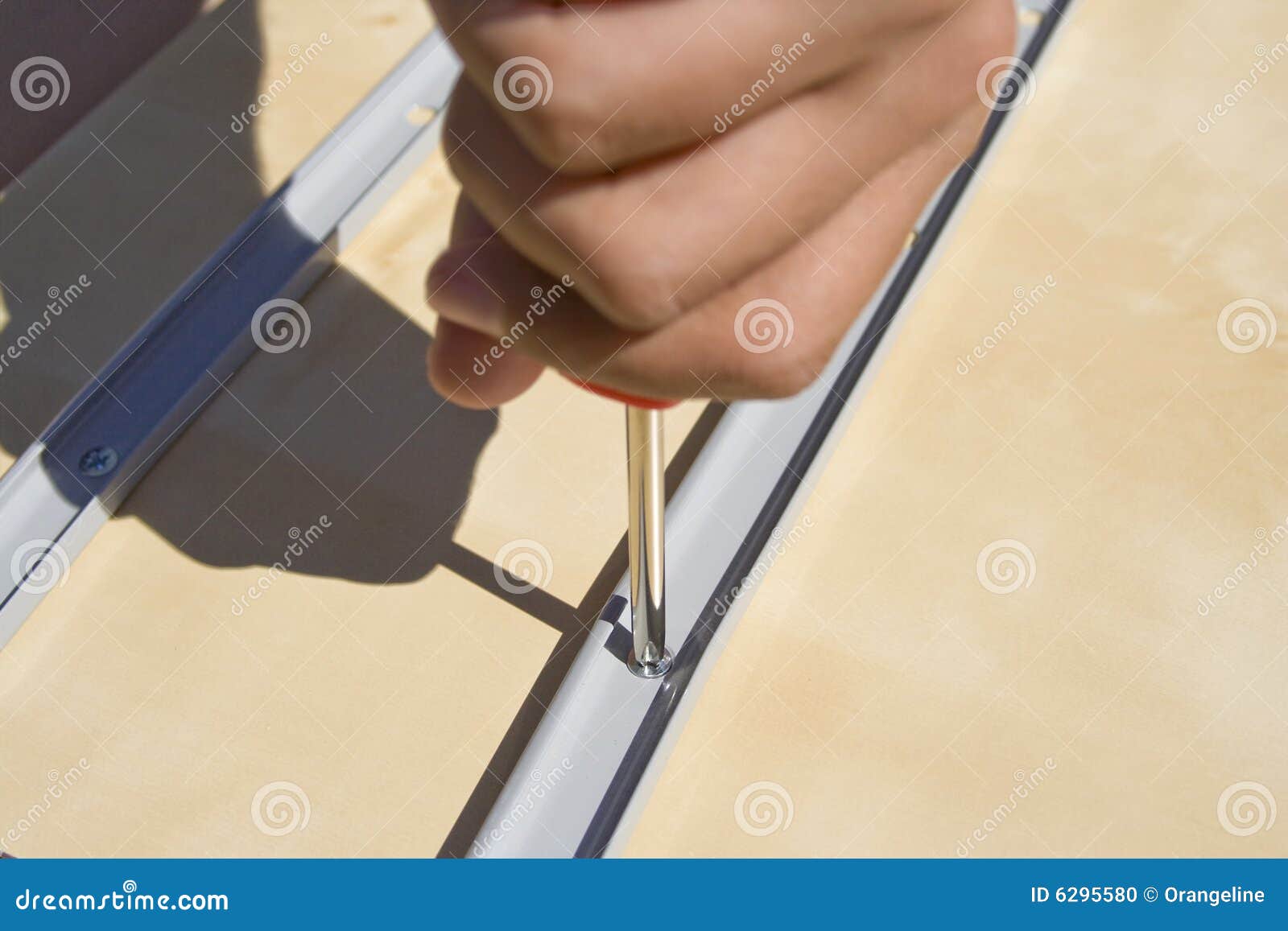 Hand With Screwdriver Picture. Image: 6295580