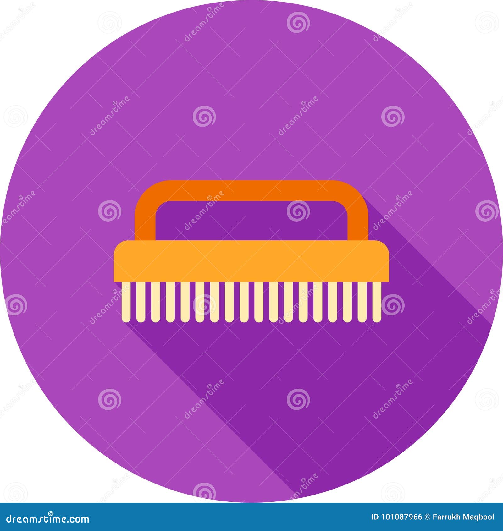Hand Scrubber stock vector. Illustration of floor, wash - 101087966