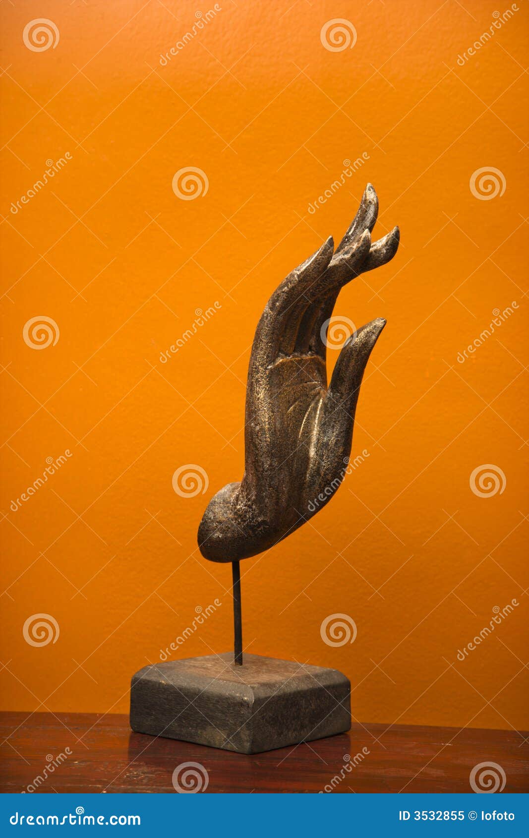 Hand Sculpture Showing Spiritual Symbol Stock Photo | CartoonDealer.com ...