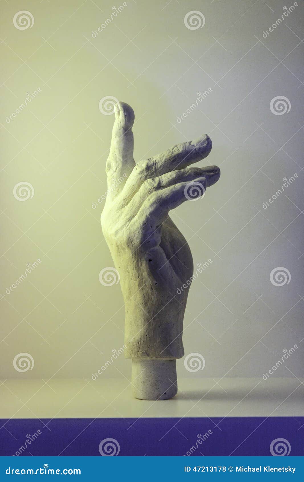 Hand Sculpture Showing Spiritual Symbol Stock Photo | CartoonDealer.com ...