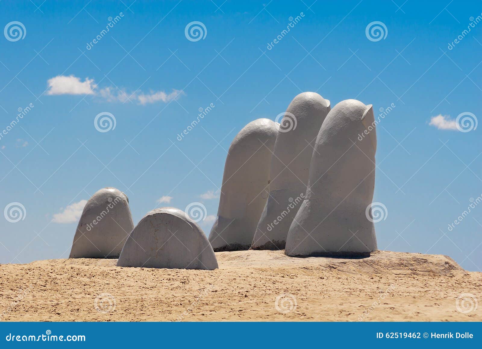 Hand Sculpture, Punta Del Este Uruguay Stock Photo - Image of holiday ...
