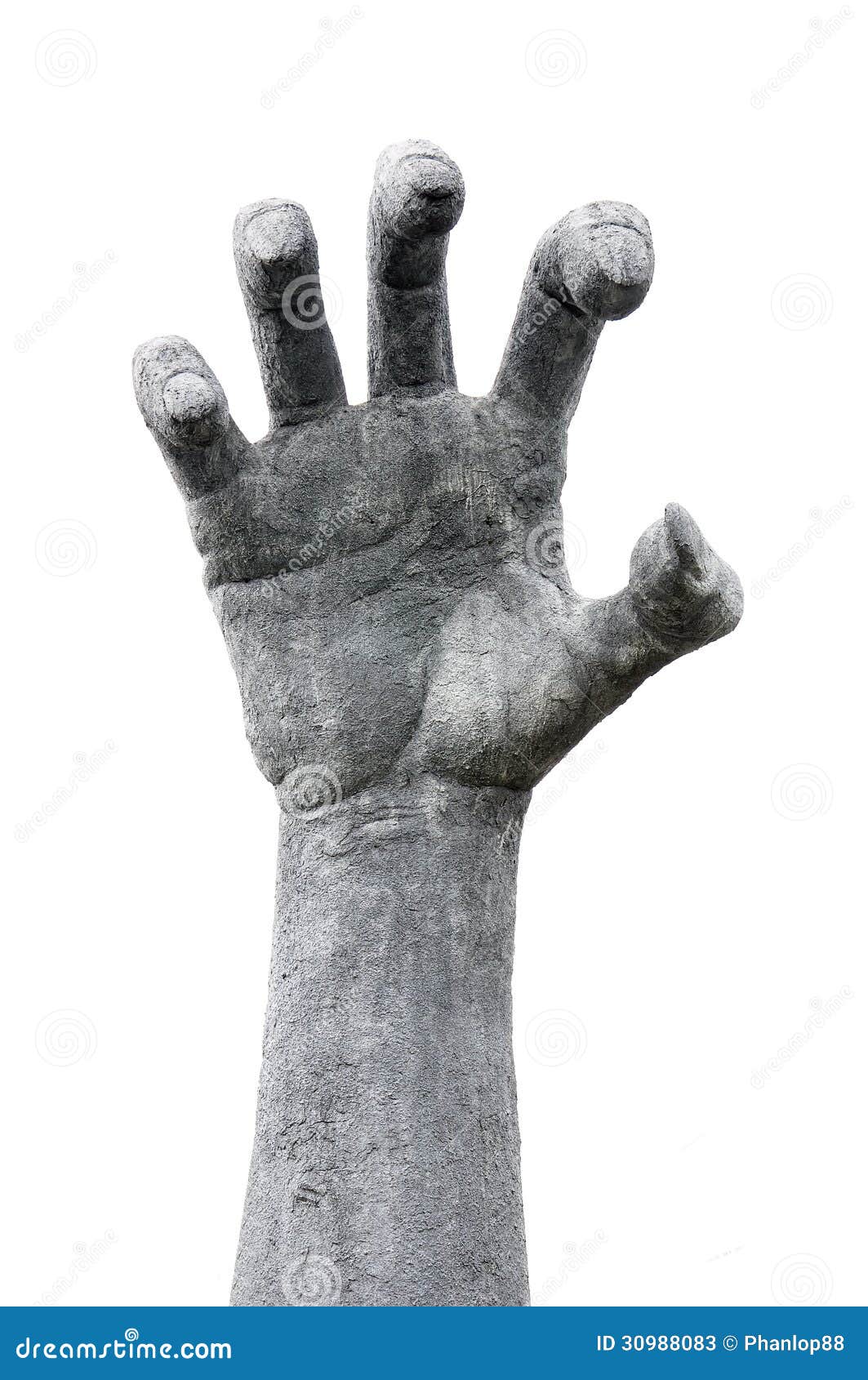 Hand Sculpture Showing Spiritual Symbol Stock Photo | CartoonDealer.com ...