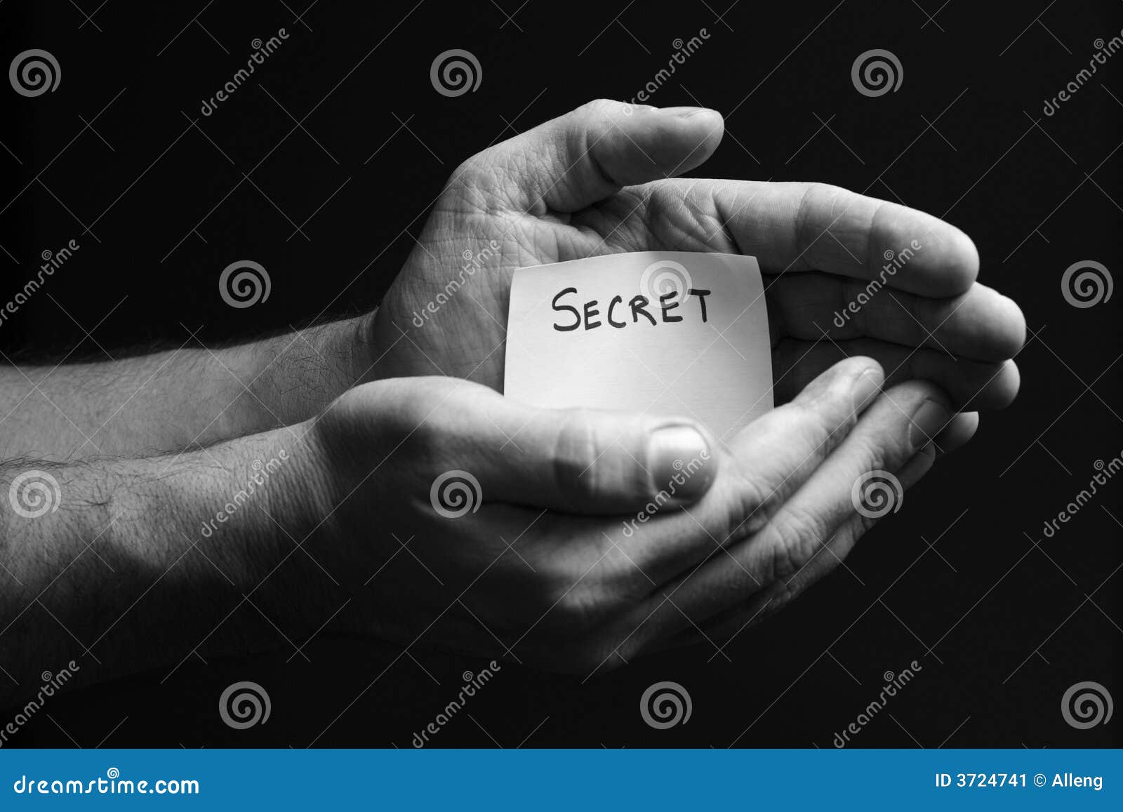 Hand Secret stock image. Image of hand, card, list, memo - 3724741