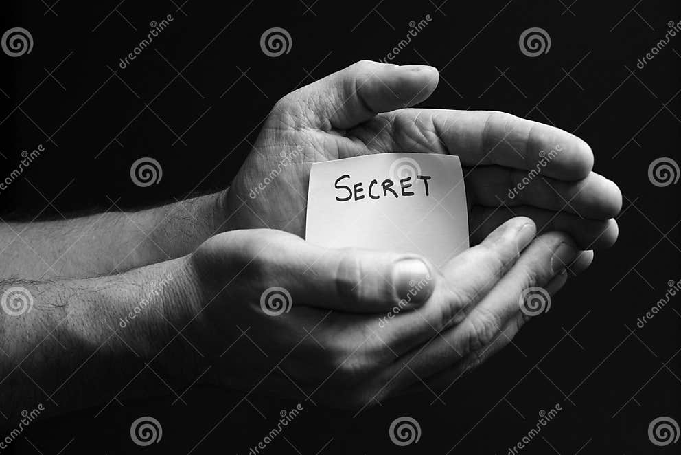 Hand Secret stock image. Image of hand, card, list, memo - 3724741