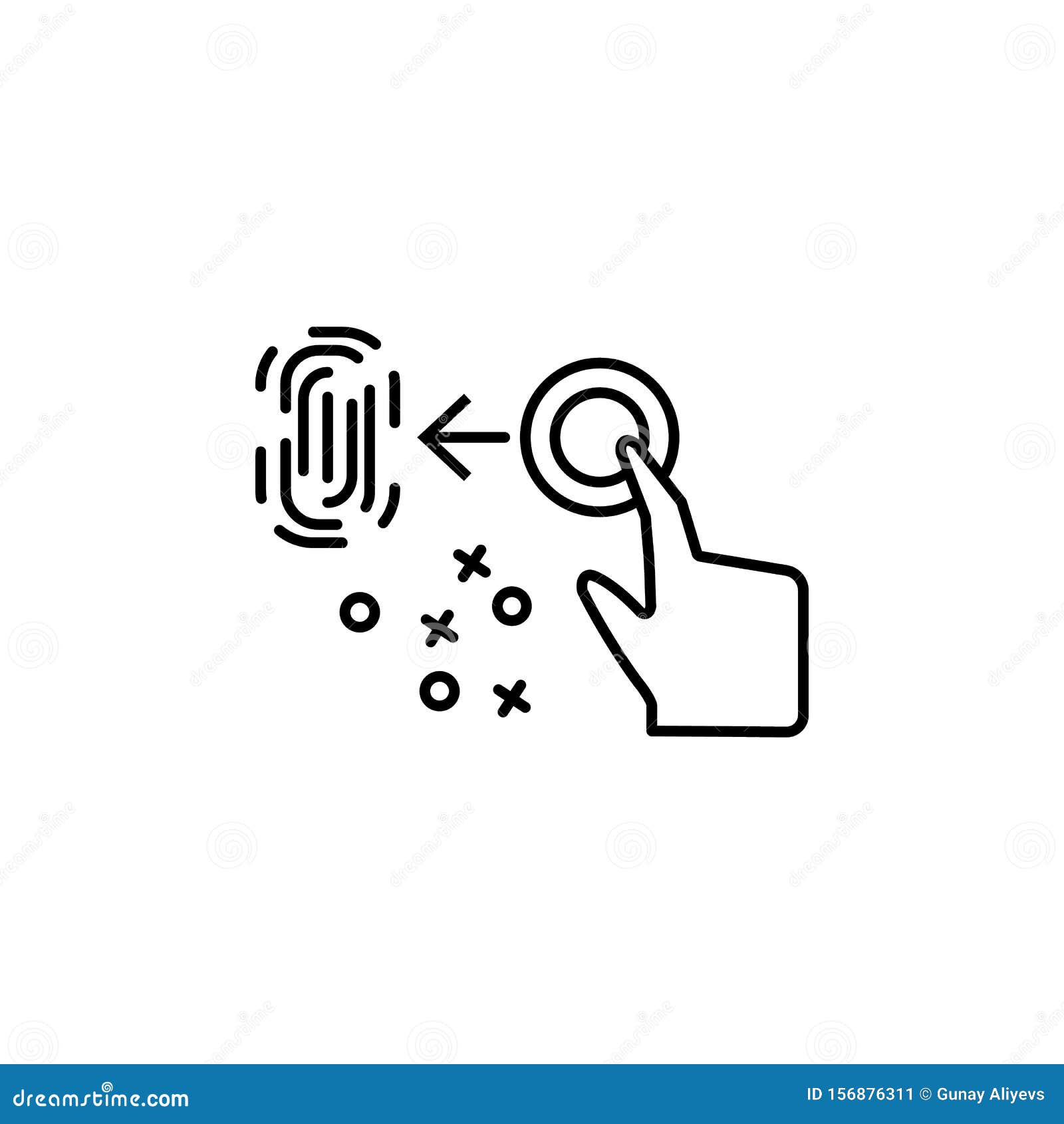 Touch, ID, Fingerprint Scan Access Symbol Stock Image | CartoonDealer ... Touch, ID, Fingerprint Scan Access Symbol Stock Image | CartoonDealer ...