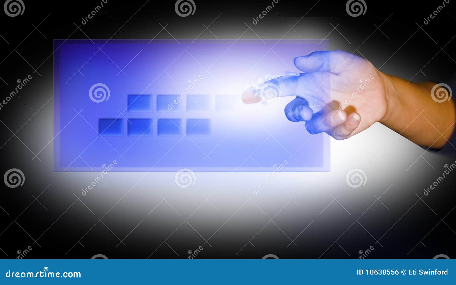 Hand selecting stock photo. Image of choose, hand, buttons - 10638556