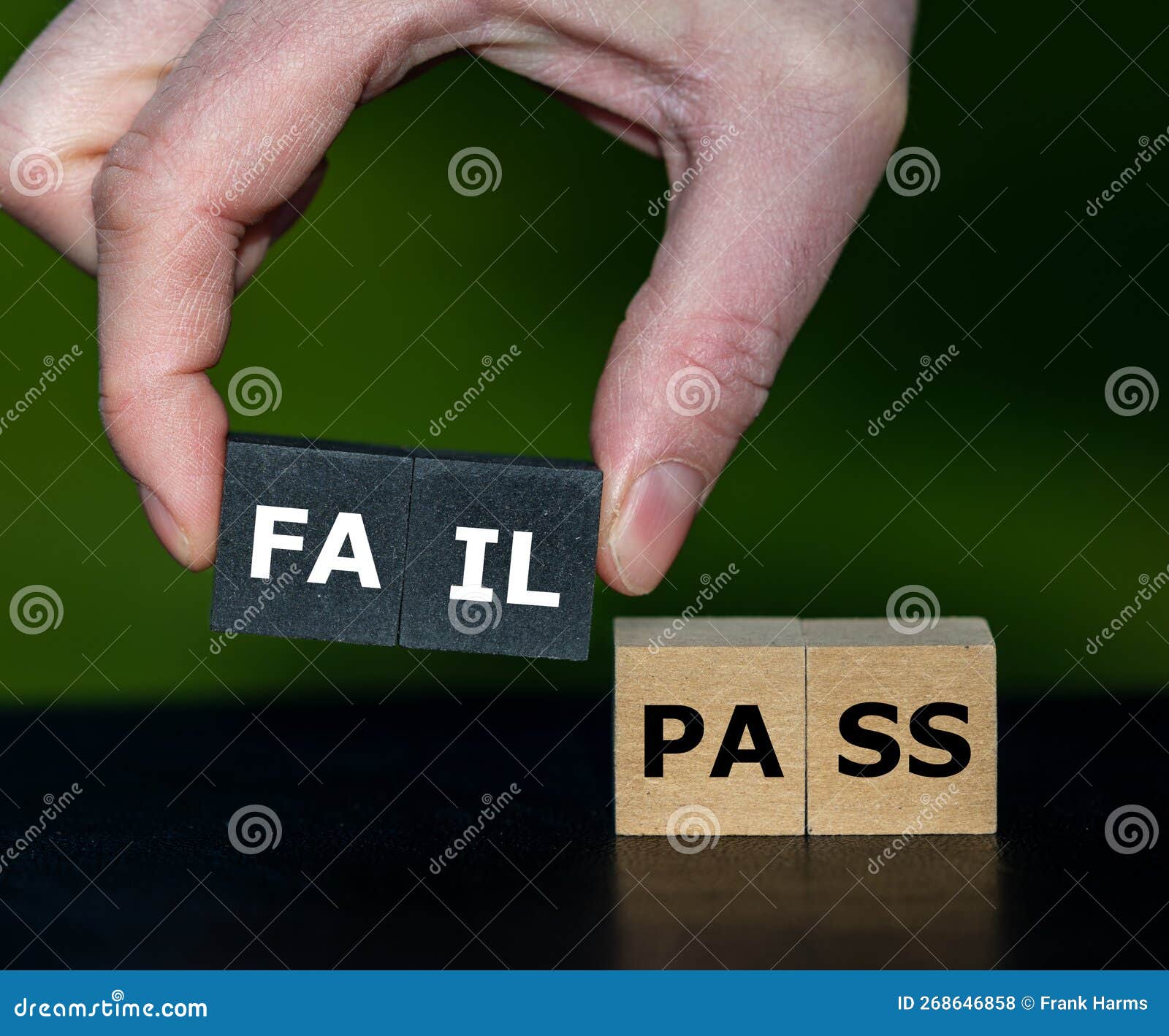 Symbol for failing a test. stock photo. Image of decline - 268646858