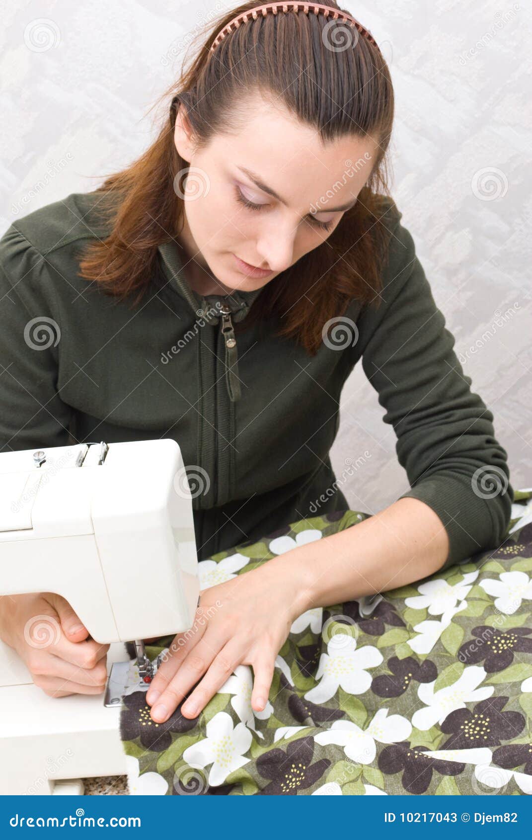 Hand sewing stock image. Image of metal, curtain, fabric - 10217043
