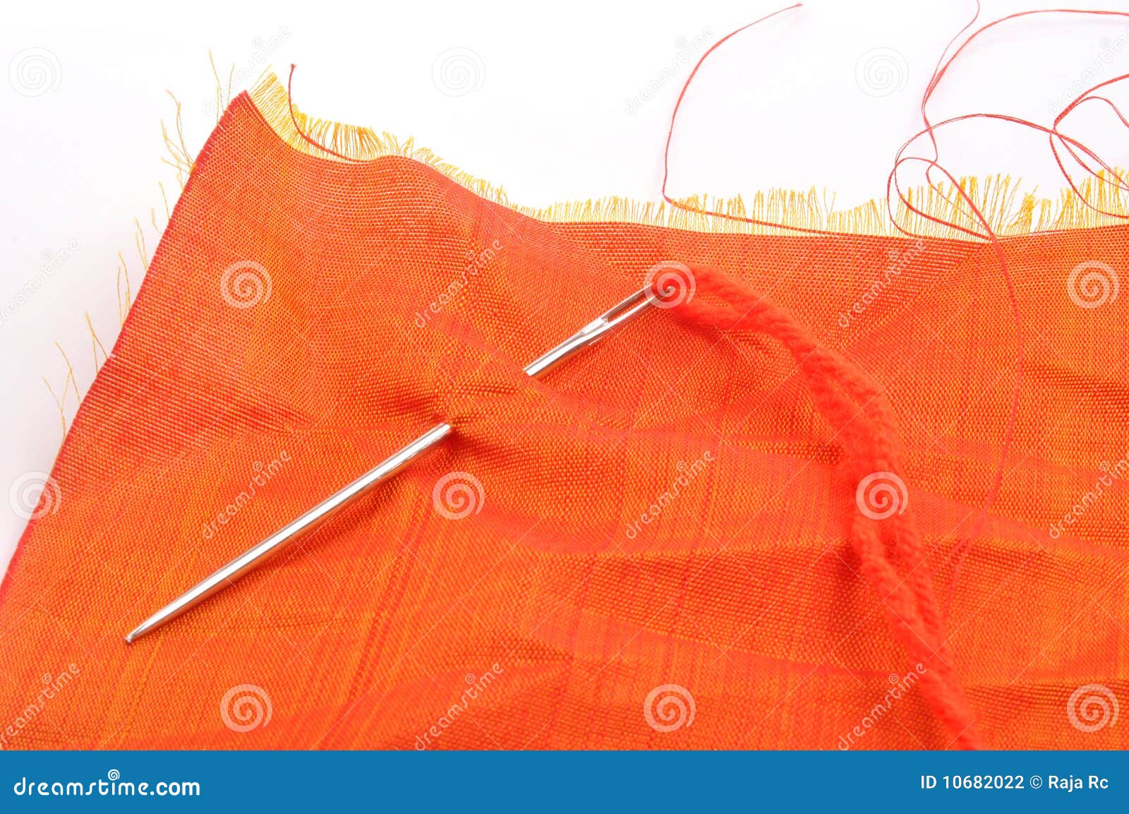 Hand sewing stock photo. Image of sewing, metal, fabric - 10682022