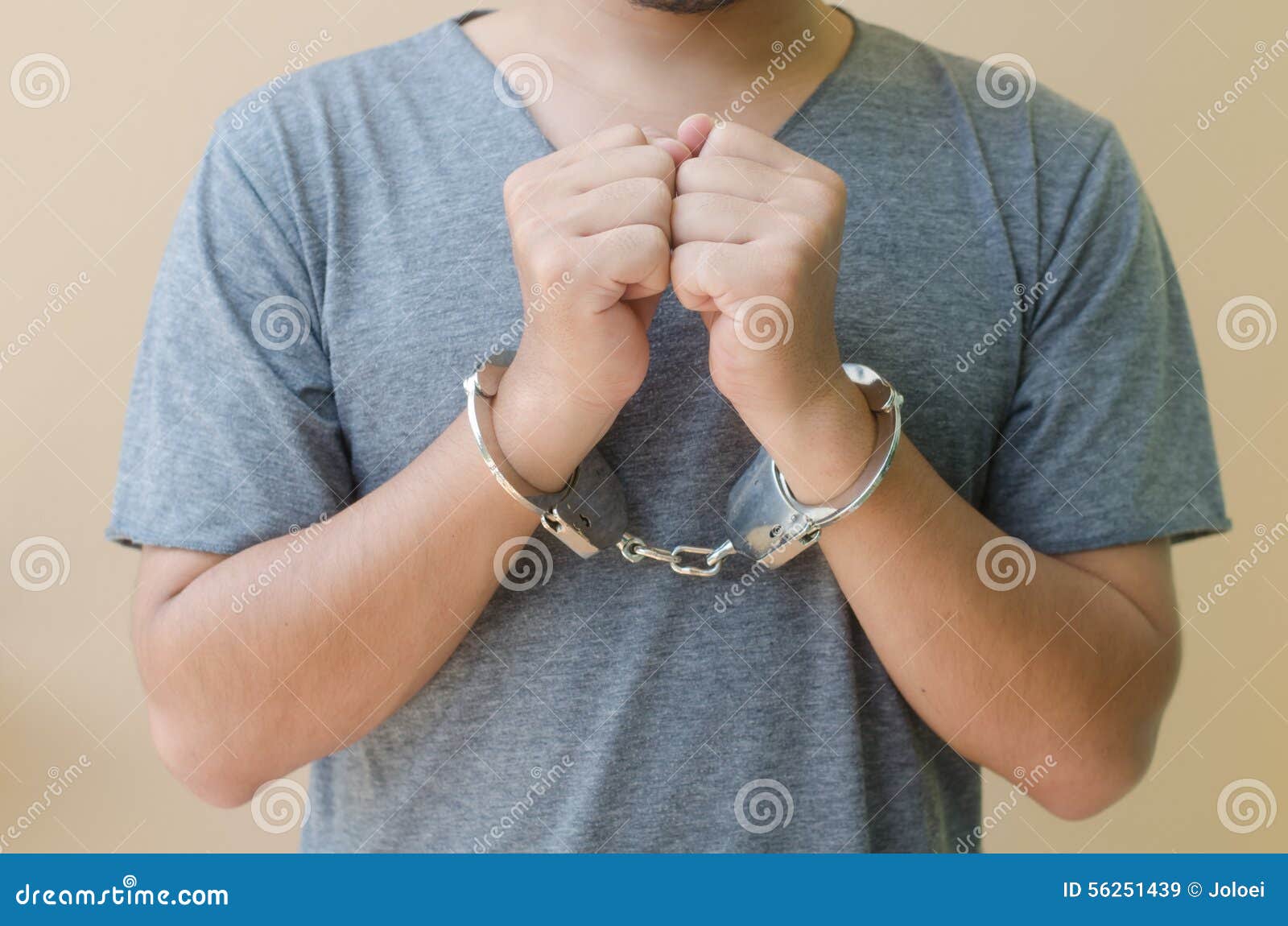 Hand in shackle stock image. Image of handcuffs, addiction - 56251439