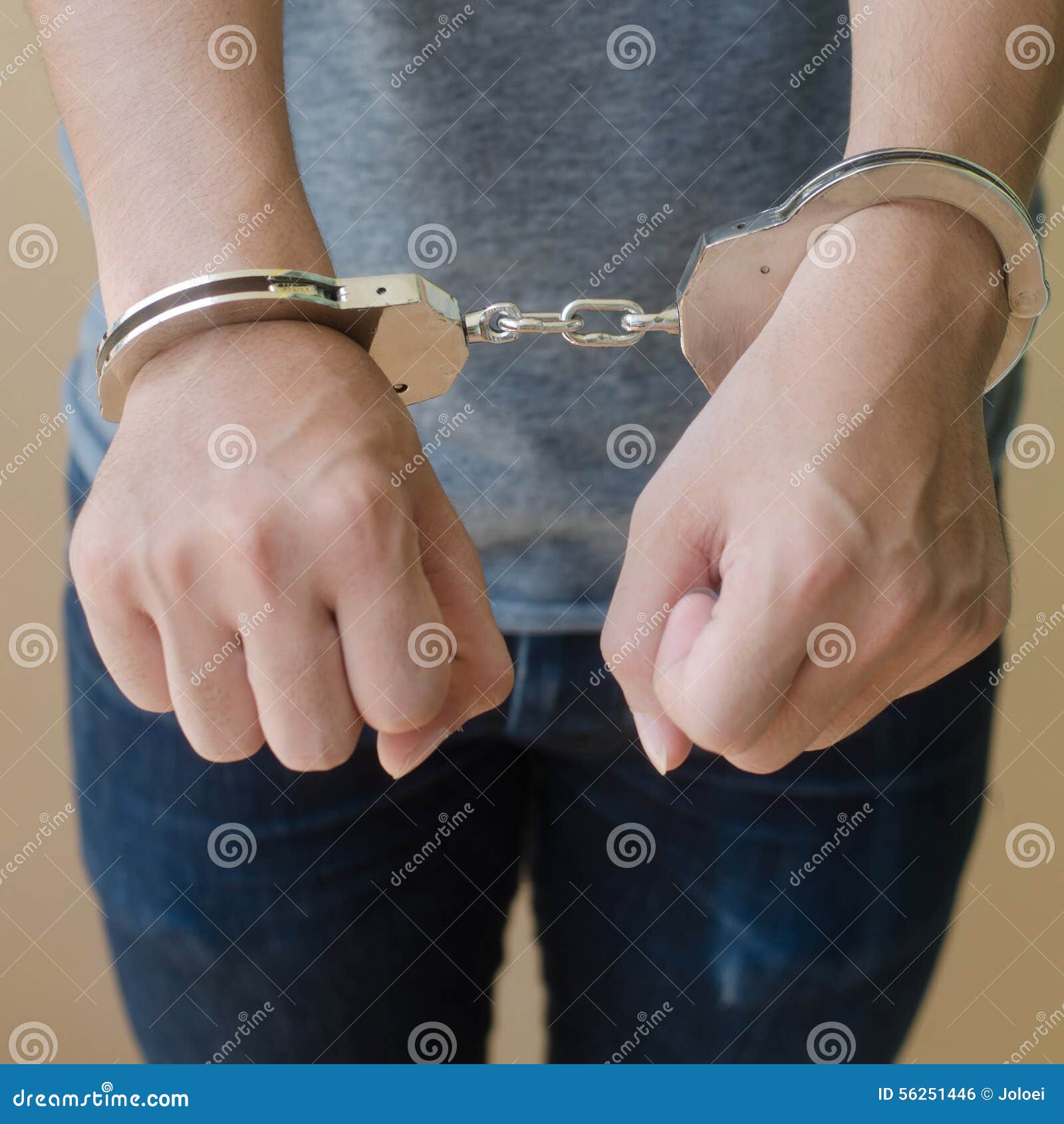Hand in shackle stock photo. Image of strength, prisoner - 56251446