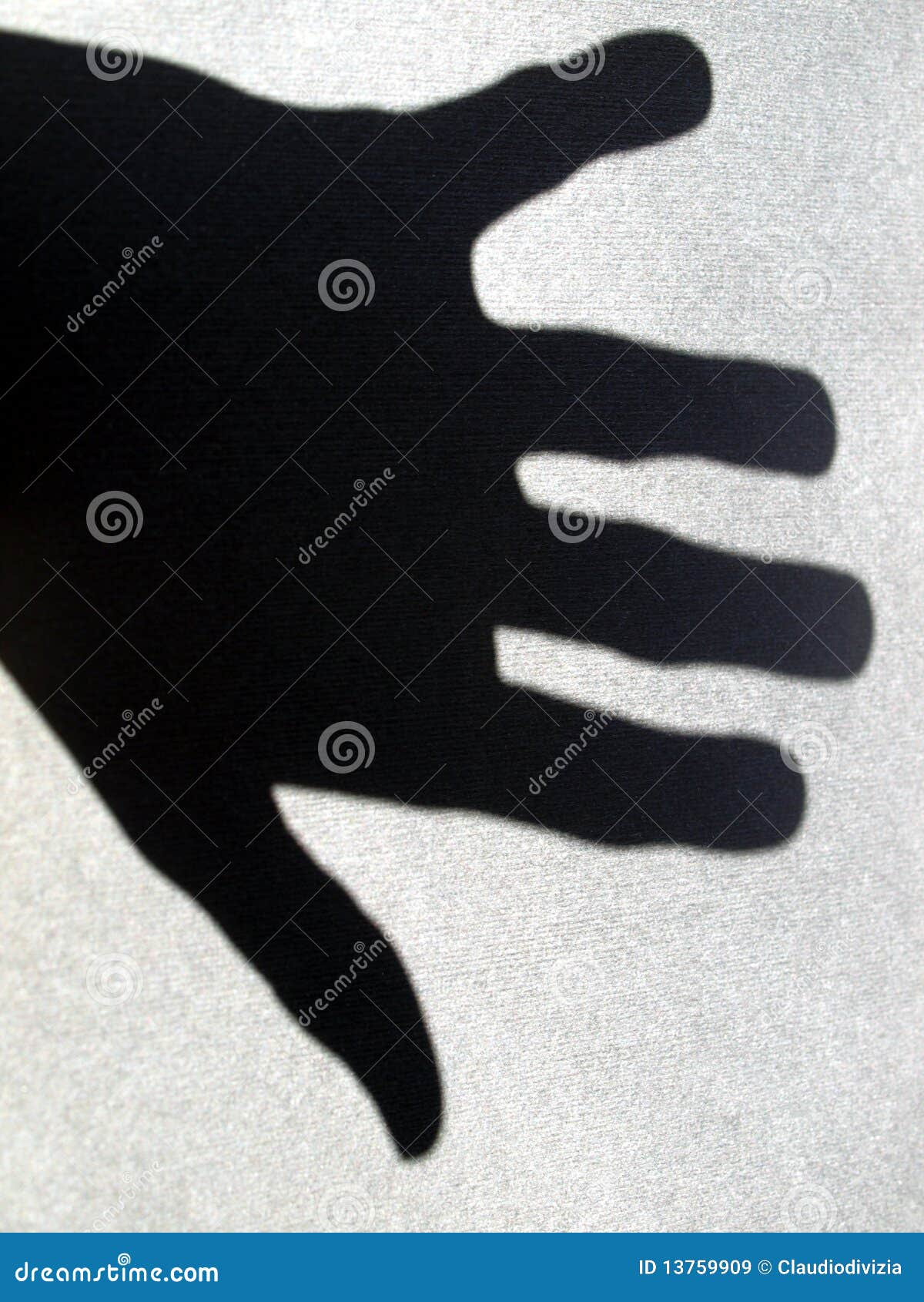 Hand shadow stock image. Image of body, fear, hand, fingers - 13759909