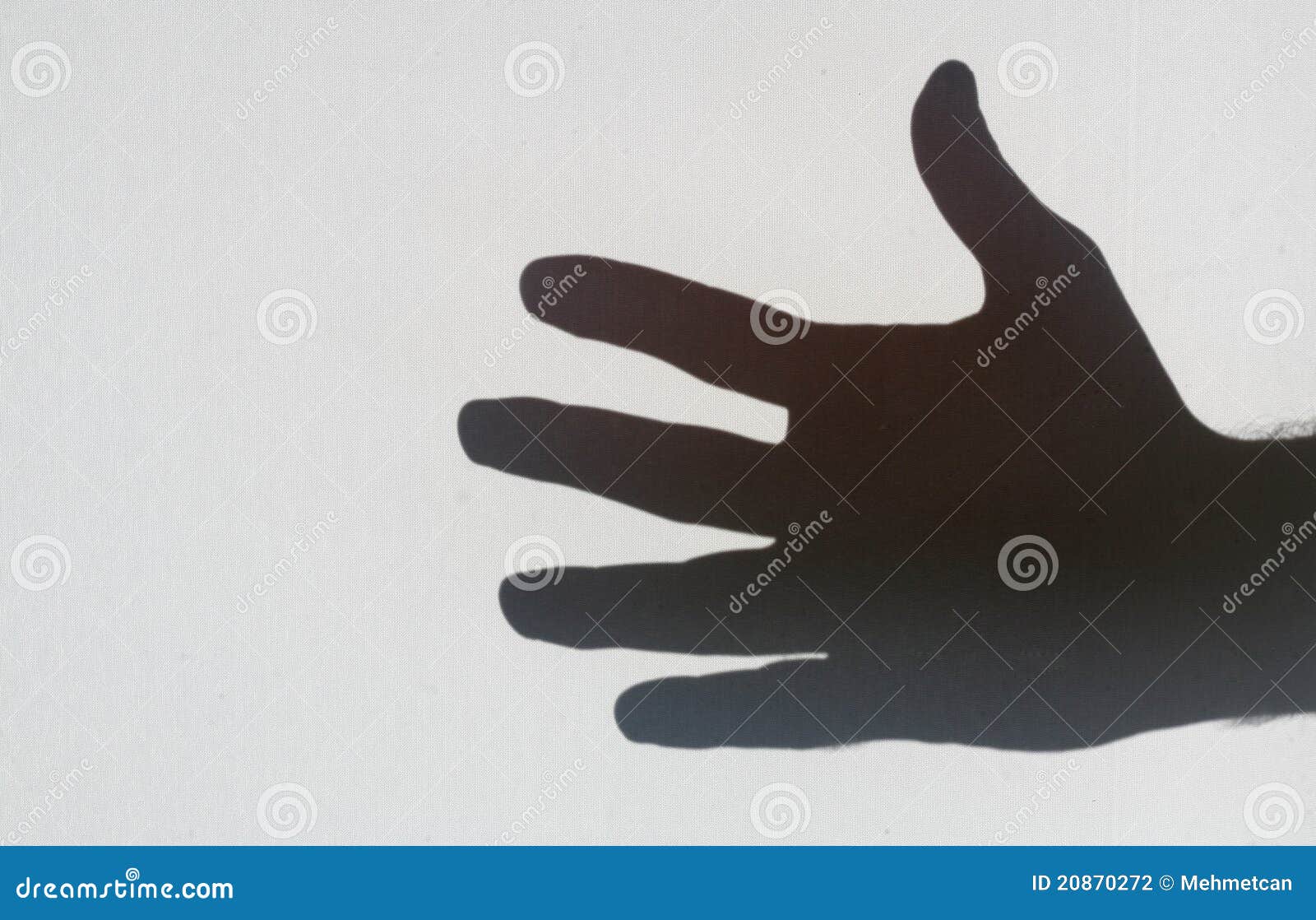 Hand shadow stock photo. Image of light, futuristic, holding - 20870272
