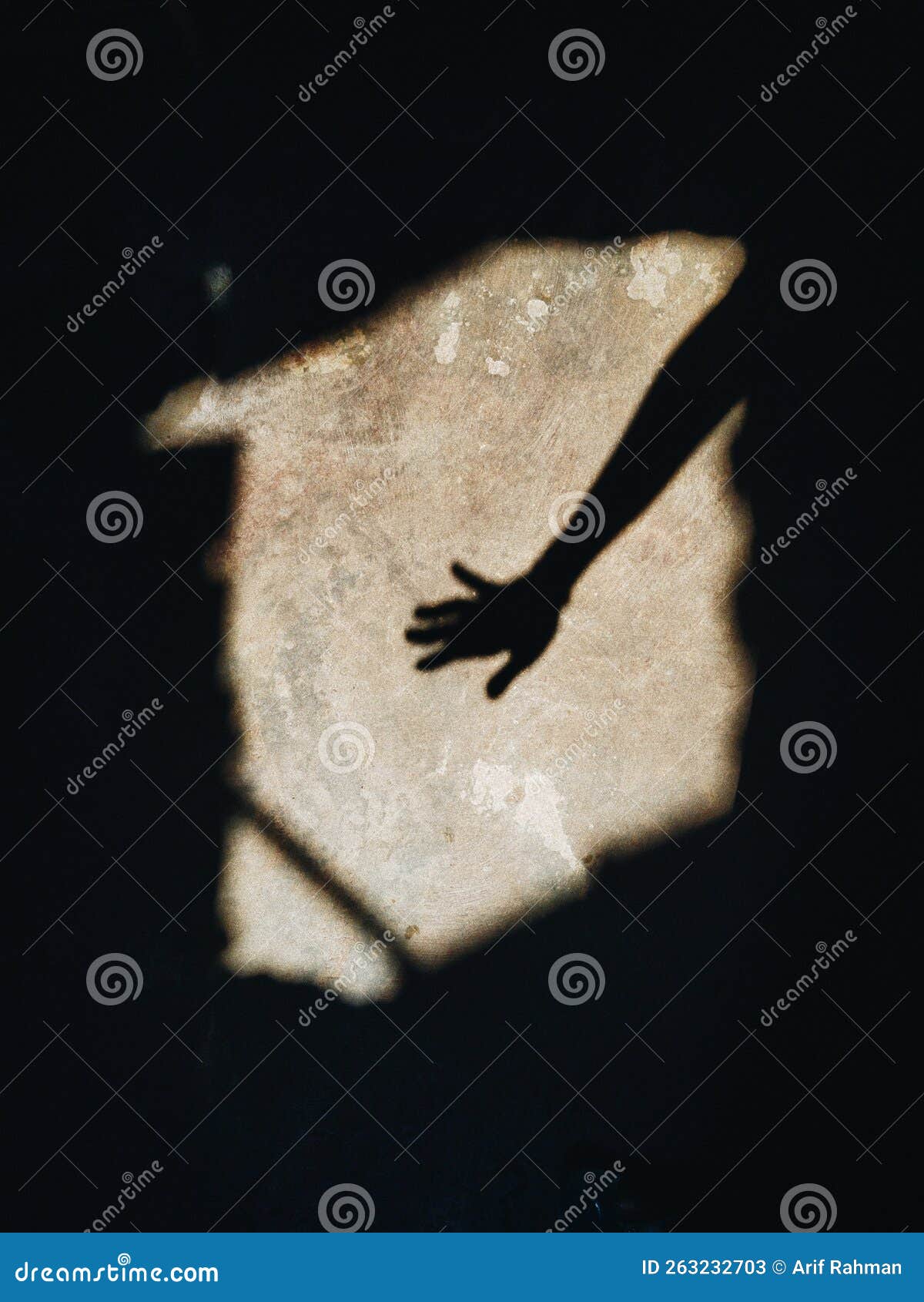 Hand Shadow Photo Produced from the Afternoon Sun Stock Image - Image ...