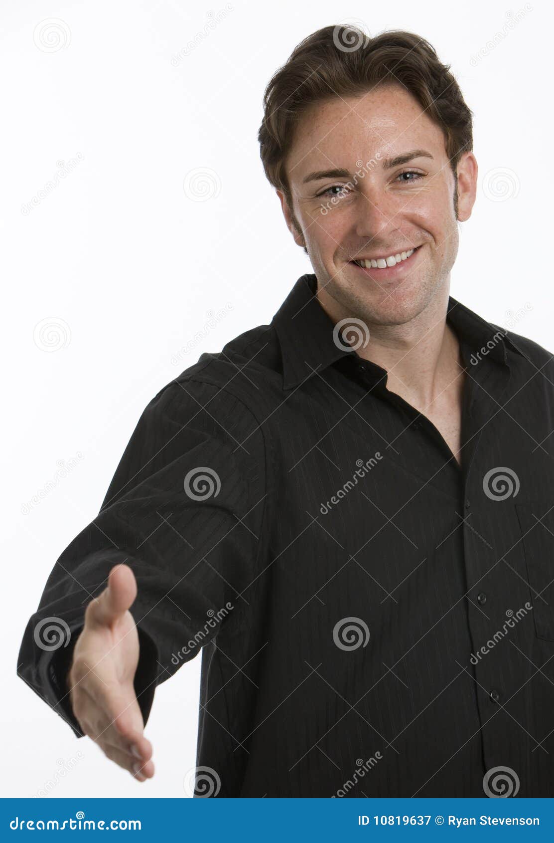 Hand Shake stock image. Image of looking, hands, isolated - 10819637