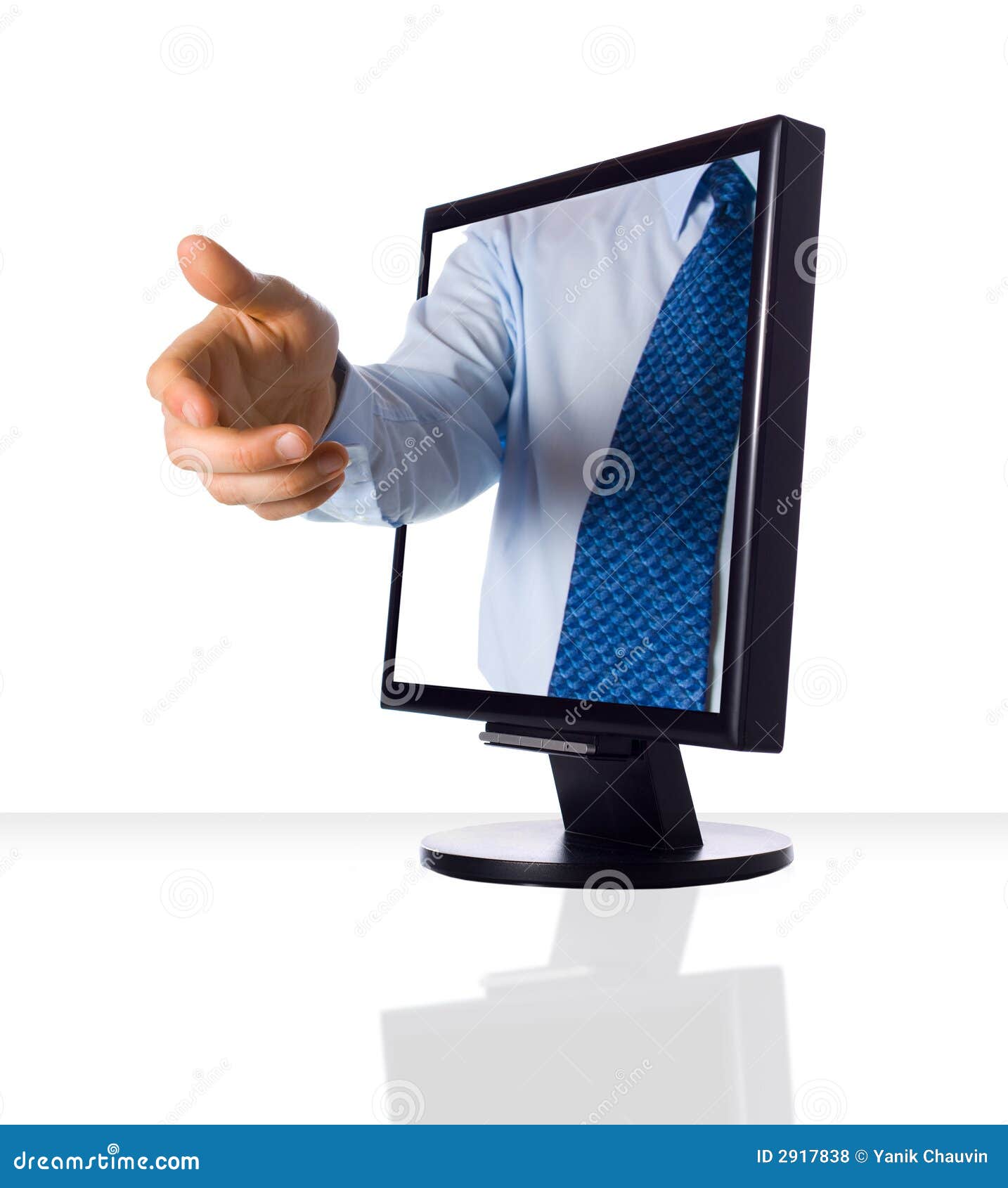 Hand Shake stock photo. Image of computer, hand, shake - 2917838
