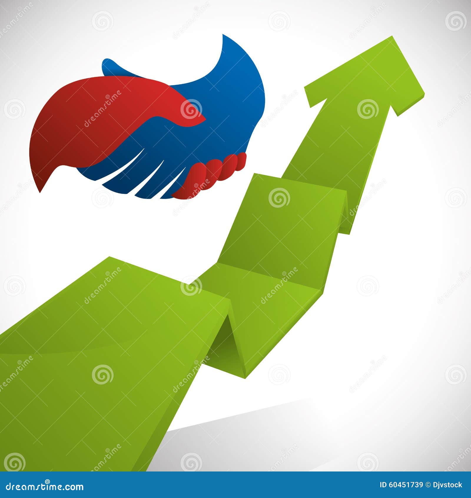 Hand shake design stock vector. Illustration of person - 60451739