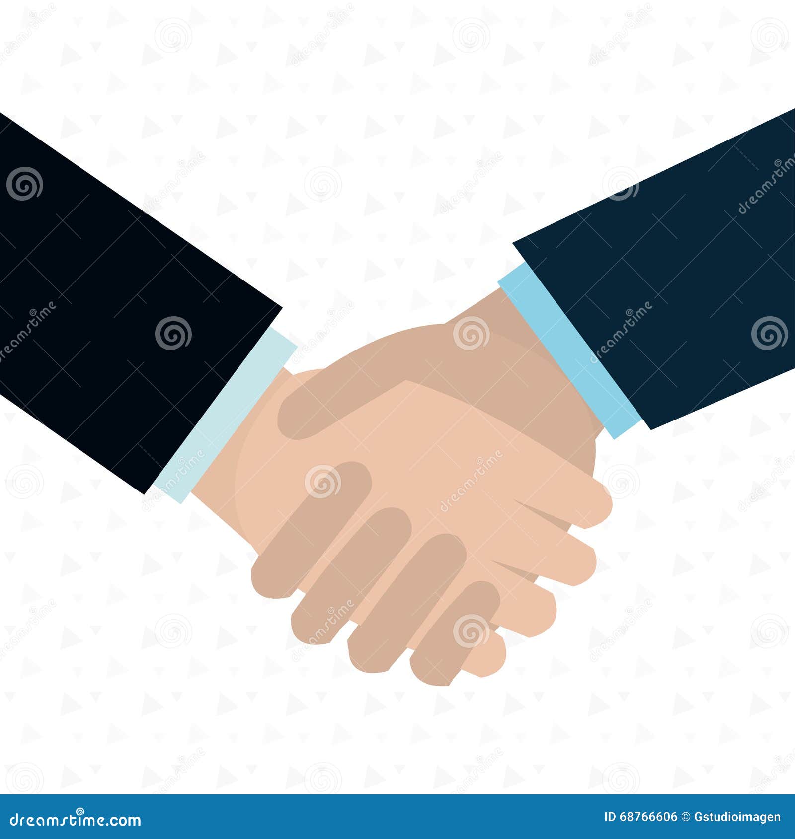 Hand shake design stock illustration. Illustration of together - 68766606