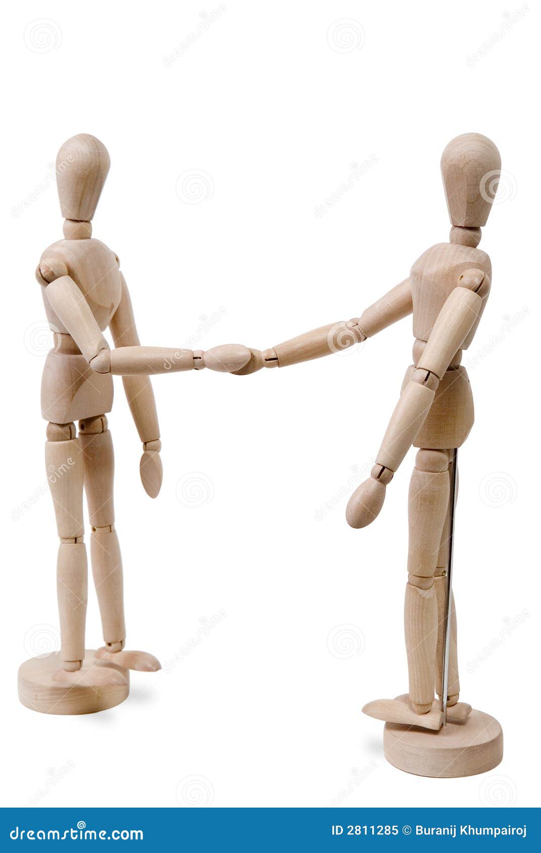Hand Shake Figures stock image. Image of gesturing, greeting - 2811285