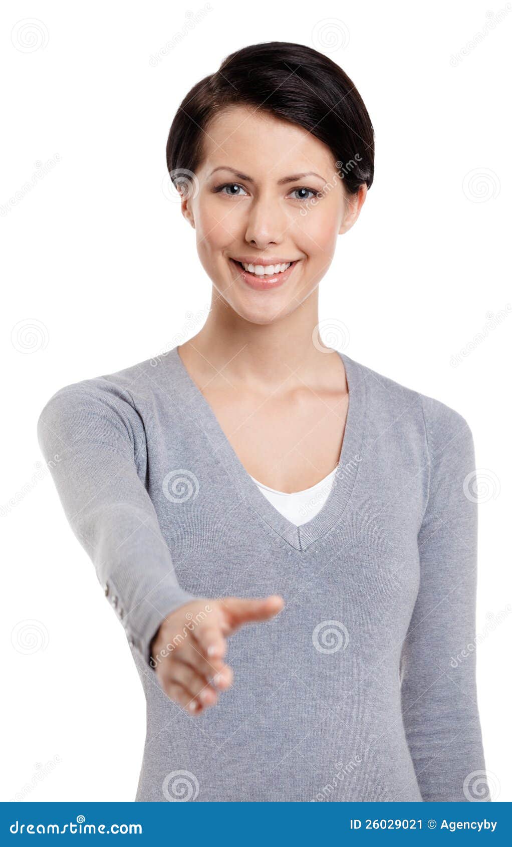 Hand shake gesture stock image. Image of gladly, gesture - 26029021
