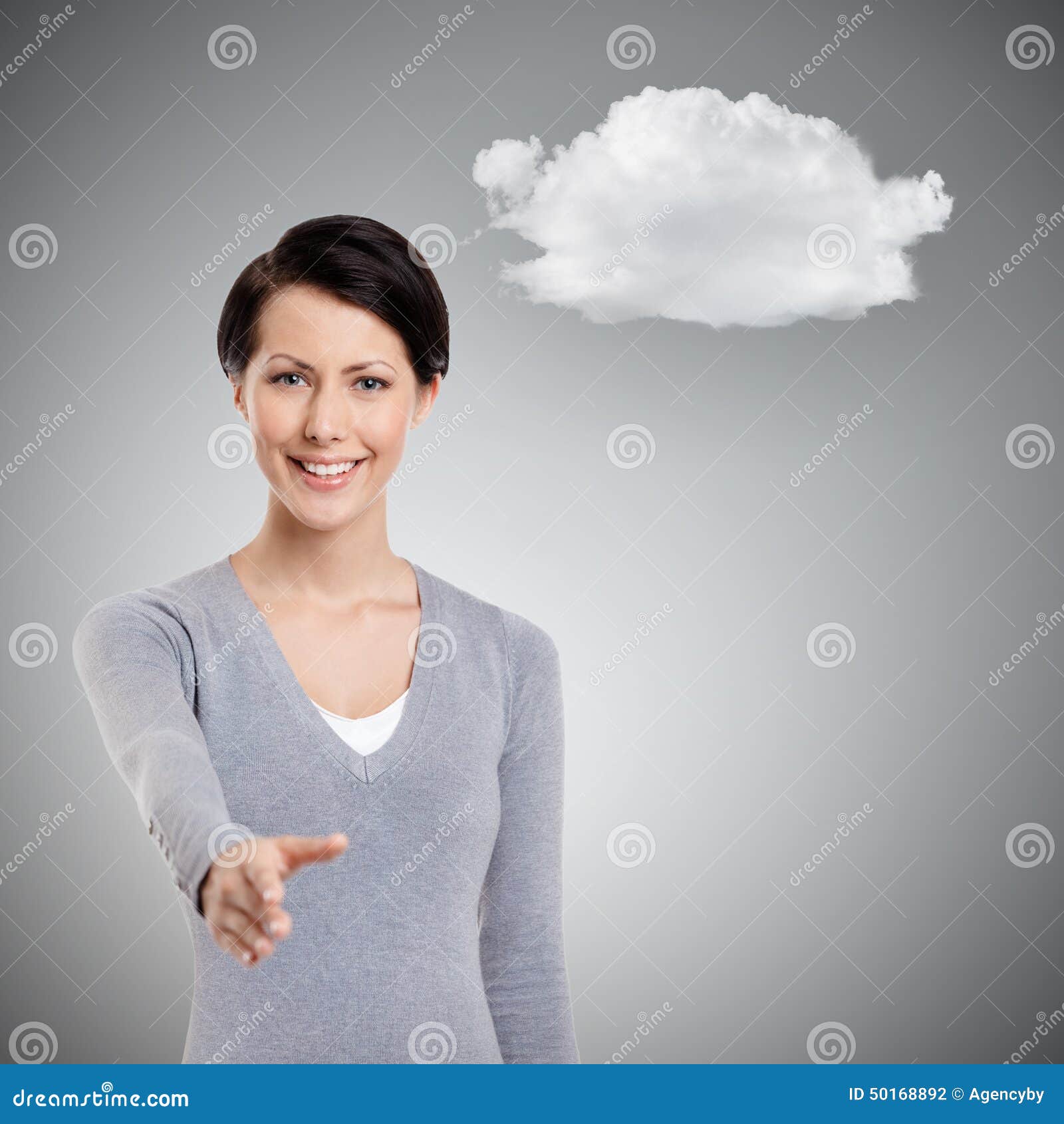 Hand shake gesture stock photo. Image of grey, gesturing - 50168892