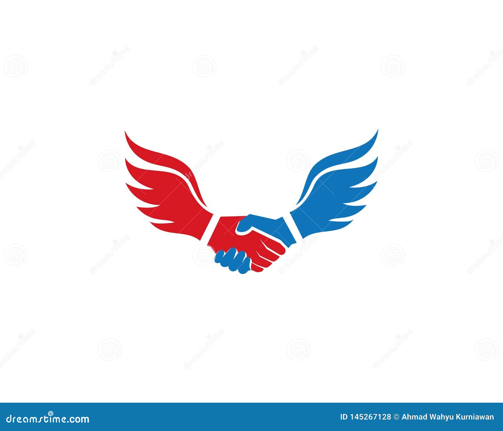 Hand Shake logo stock vector. Illustration of partnership - 145267128