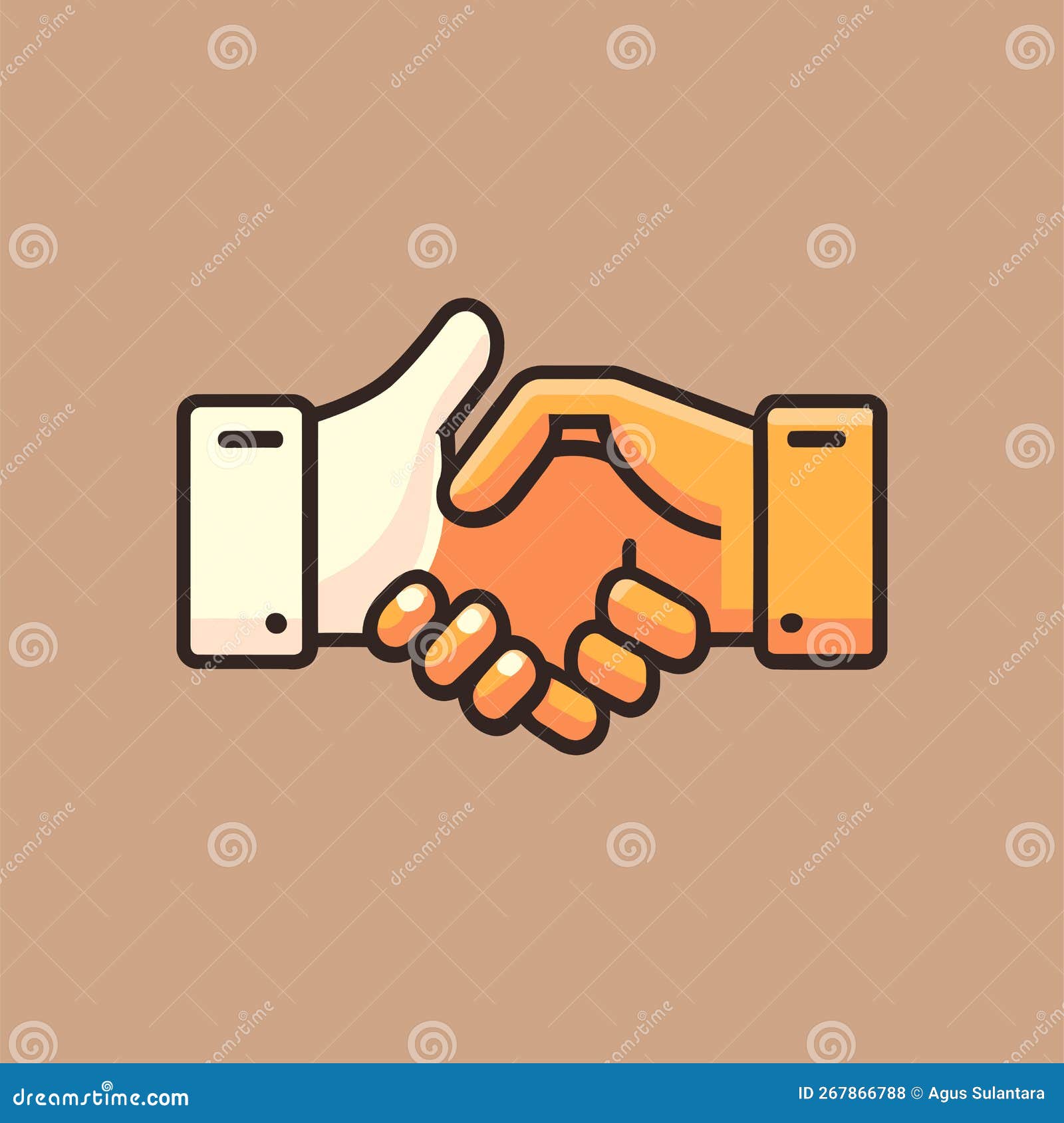 Hand Shake Logo, Handshake Icon Design Template Simple Flat Vector ...