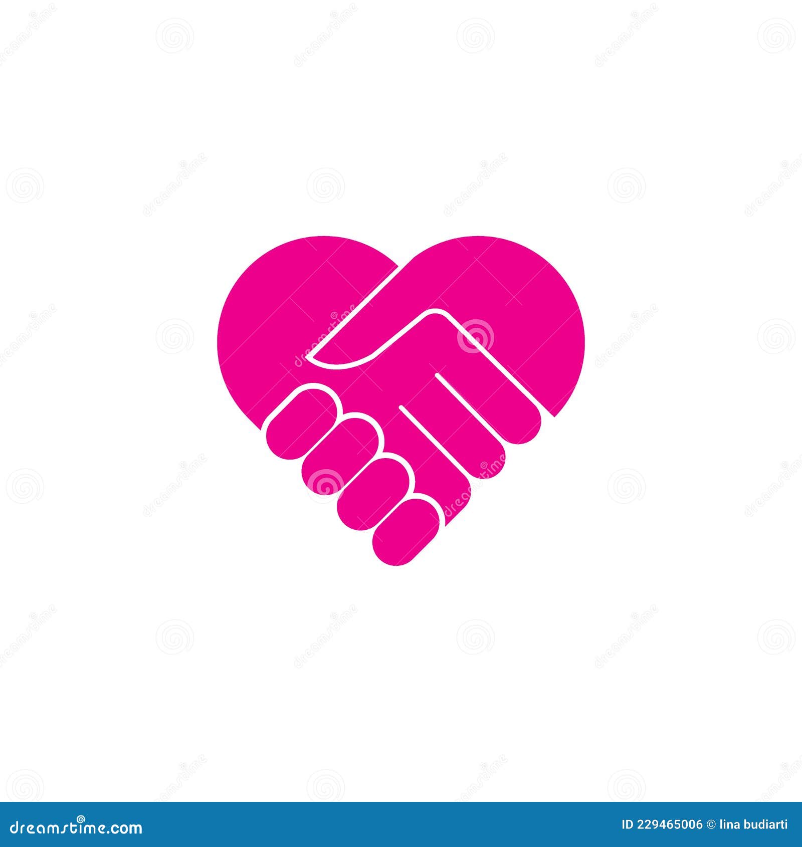 Hand shake logo stock vector. Illustration of leadership - 229465006