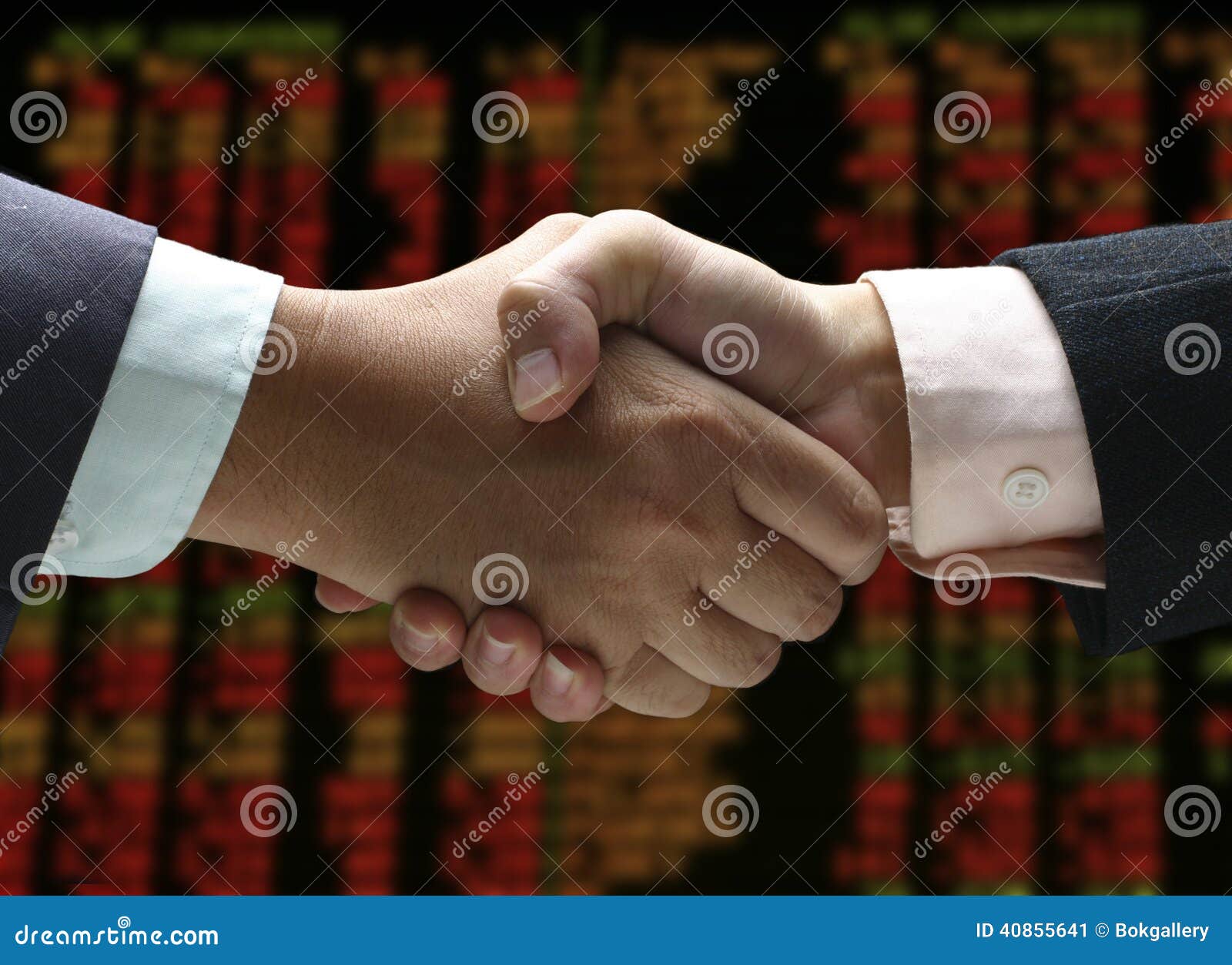 Hand shake at stock index stock image. Image of horizontal - 40855641
