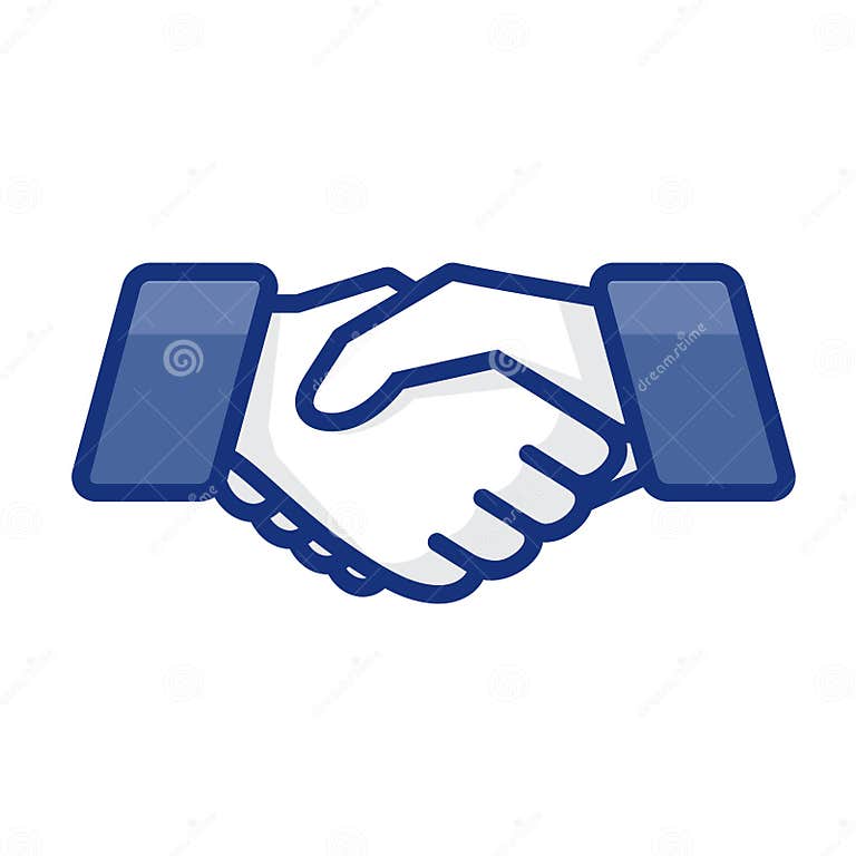 Hand shake stock vector. Illustration of handshake, design - 30954827