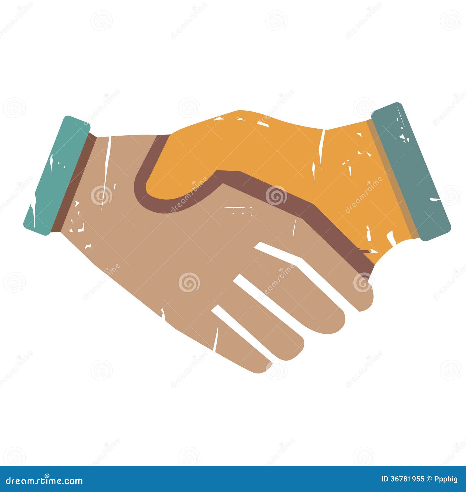 Hand shake stock illustration. Illustration of duty, concept - 36781955