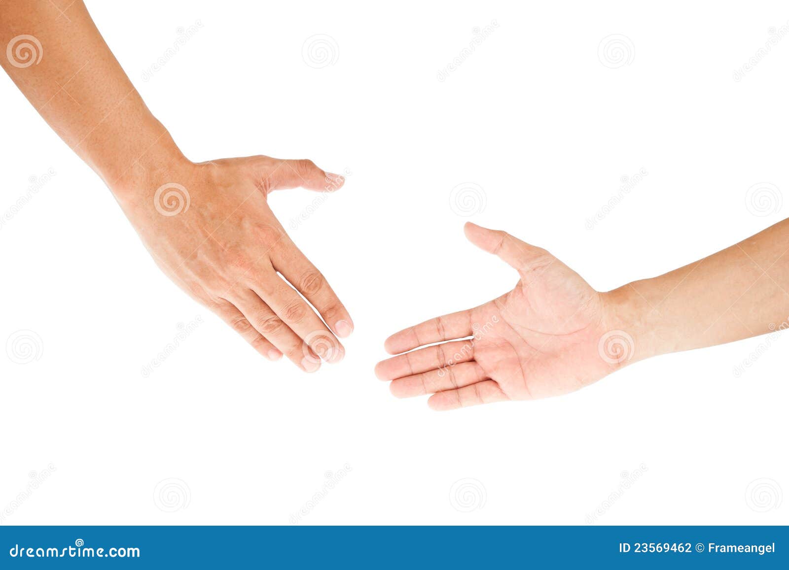Hand shake on white stock photo. Image of businessman - 23569462