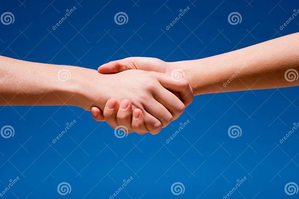 Hand shaking stock image. Image of friendship, outdoors - 4585365
