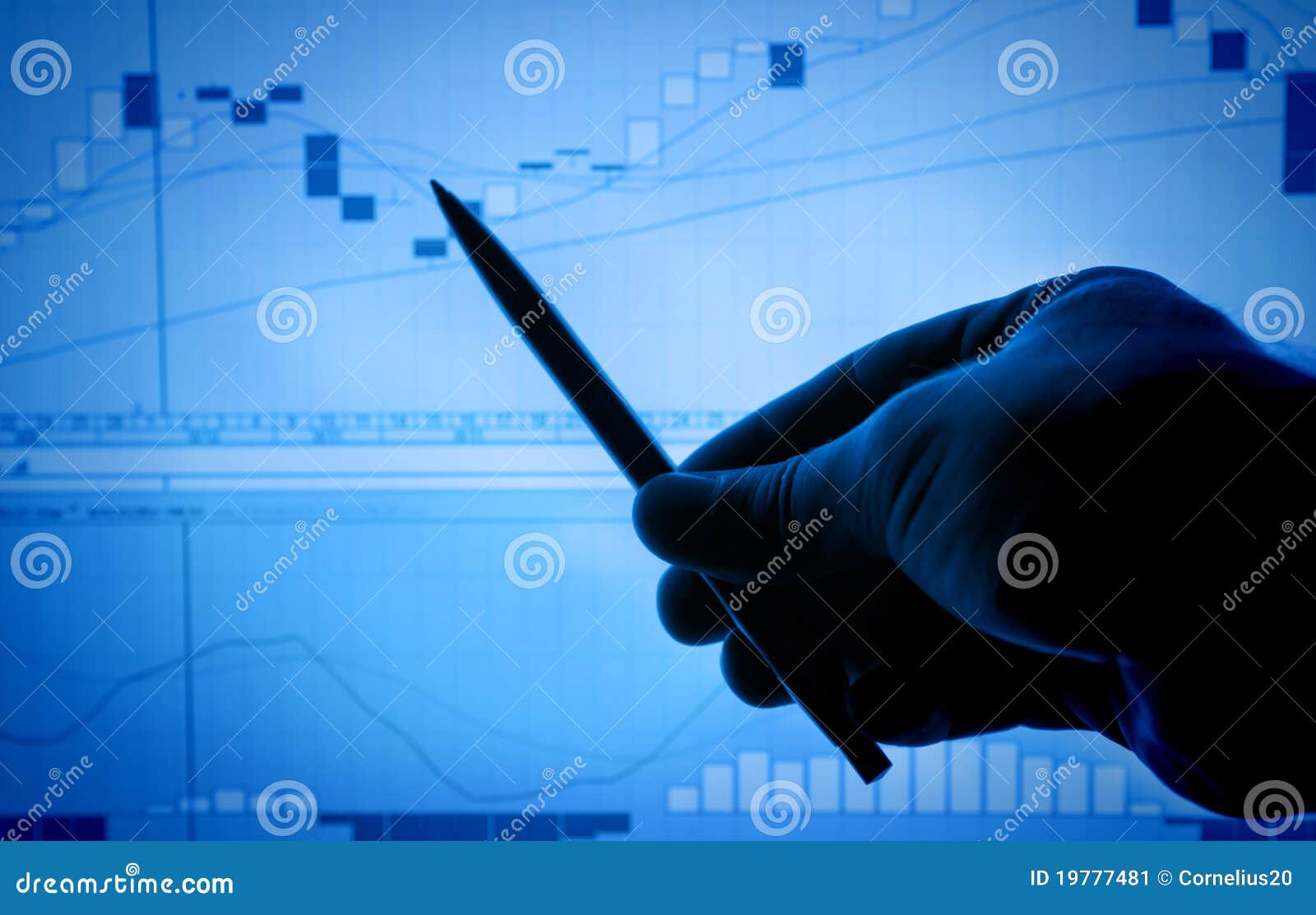 Hand Showing Push Gesture, Isolated In White Background Stock Image ...