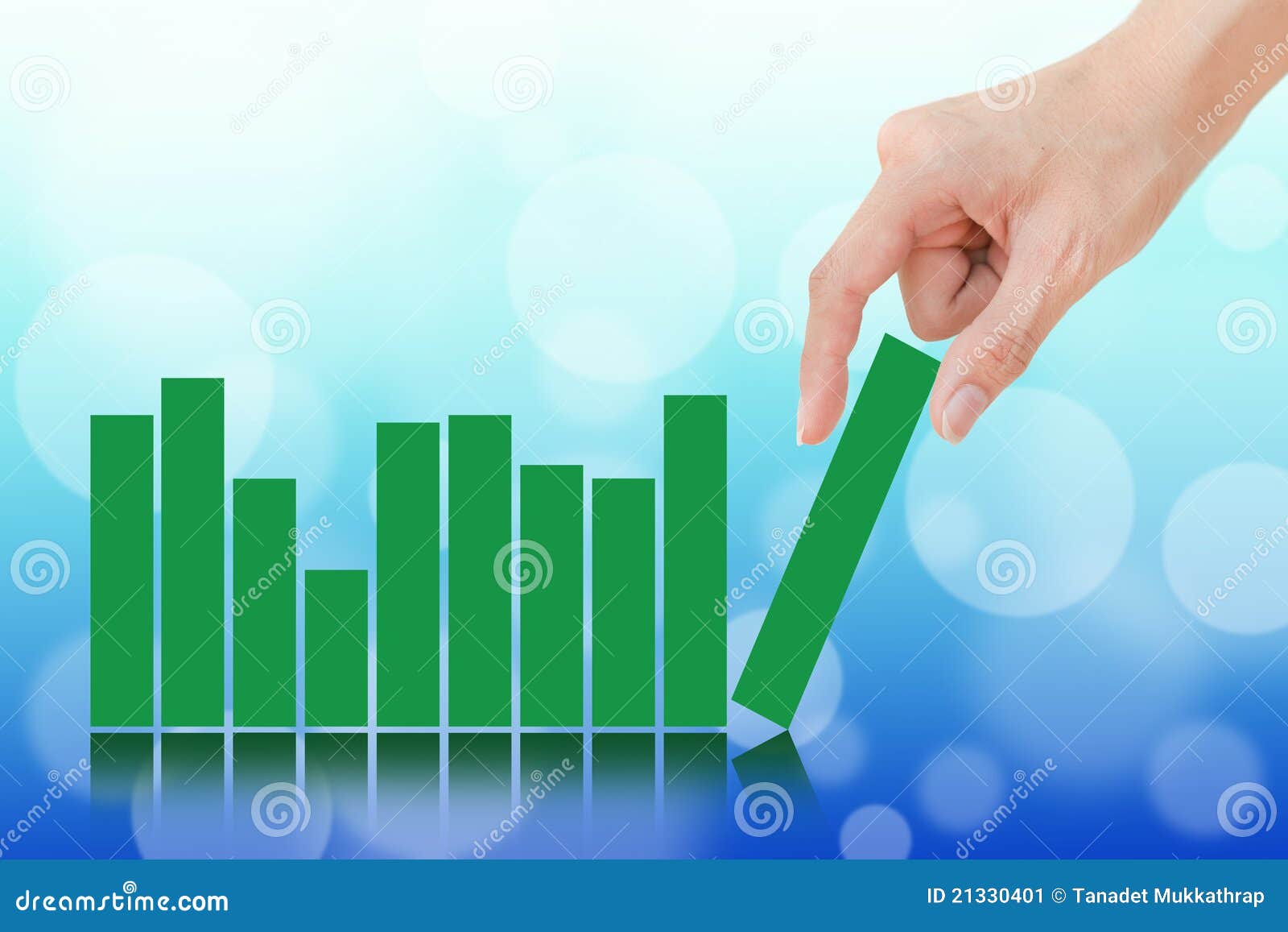 Hand showing graph stock image. Image of finance, care - 21330401