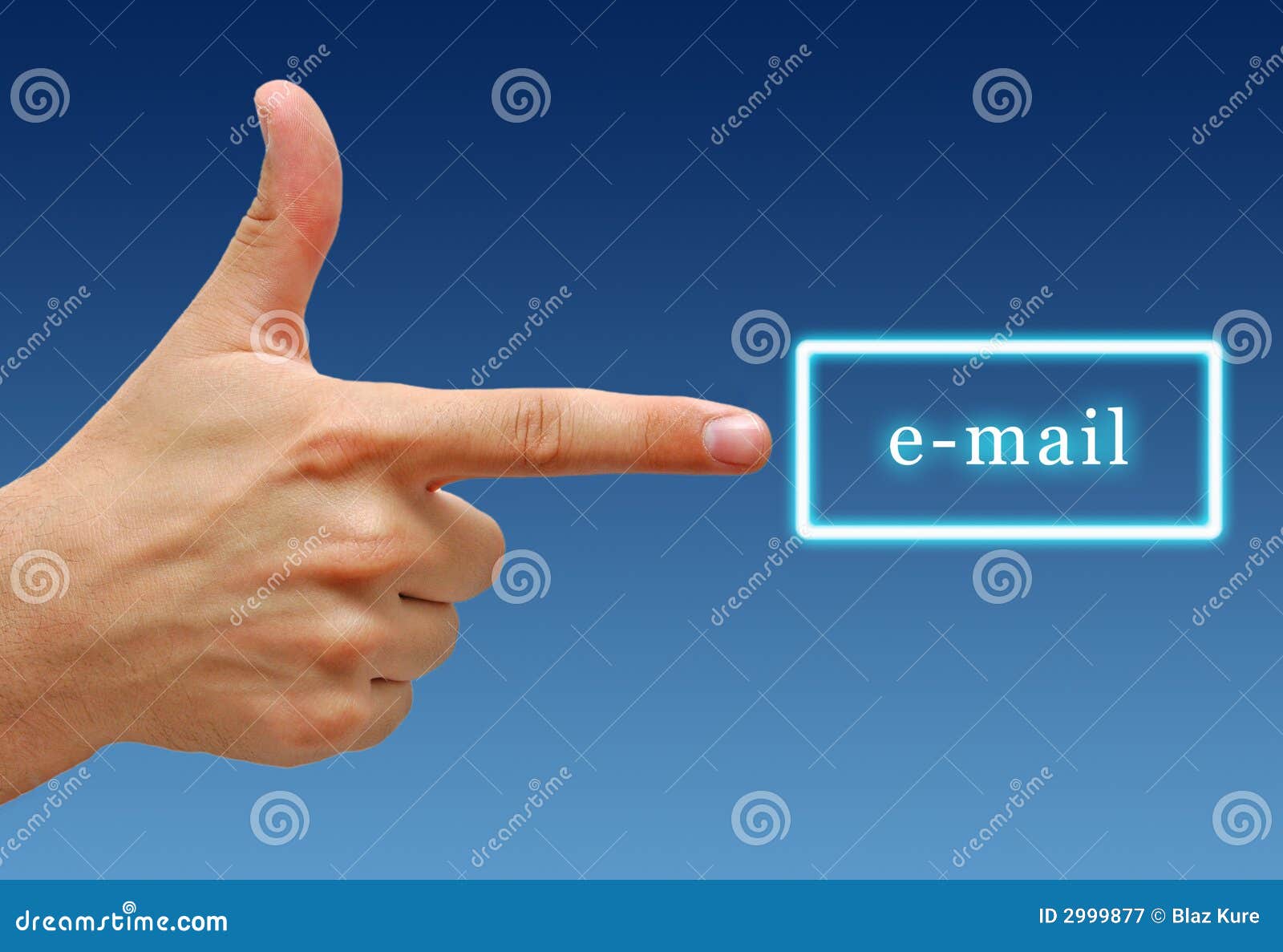 Hand showing Mail sign stock image. Image of electronic - 2999877