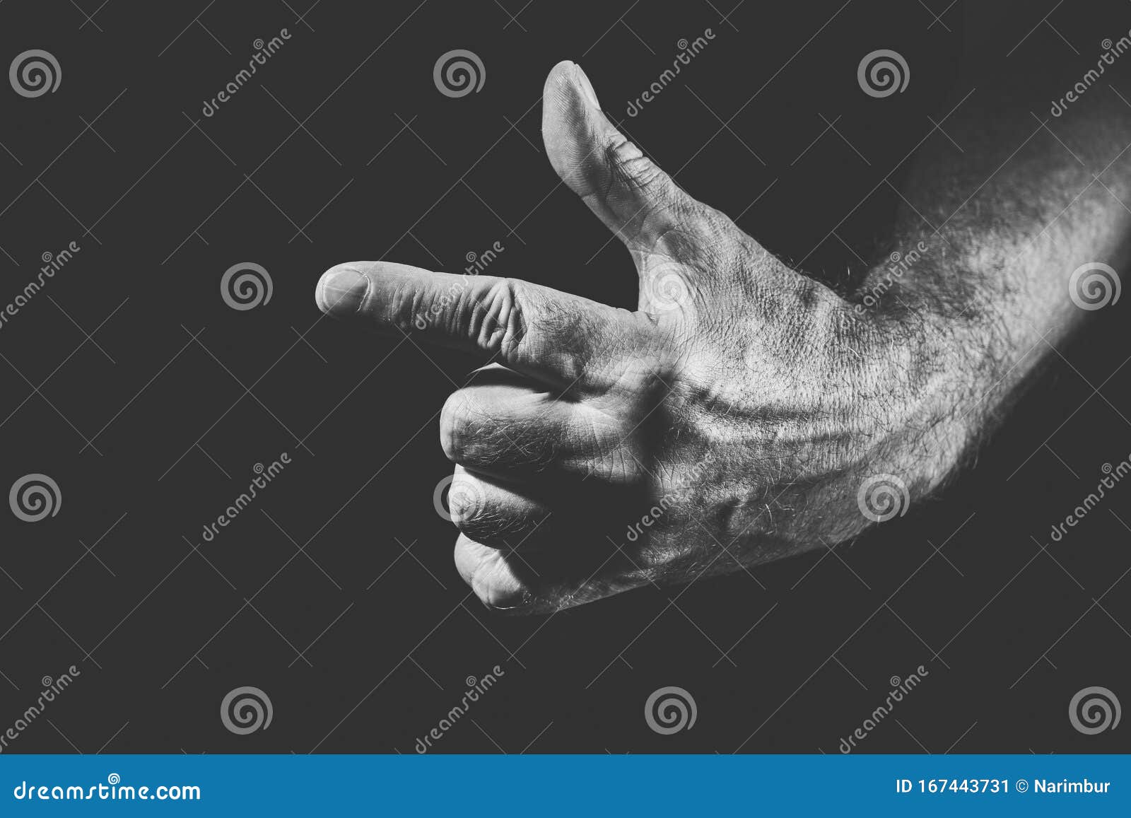 Hand showing one direction stock image. Image of finger - 167443731