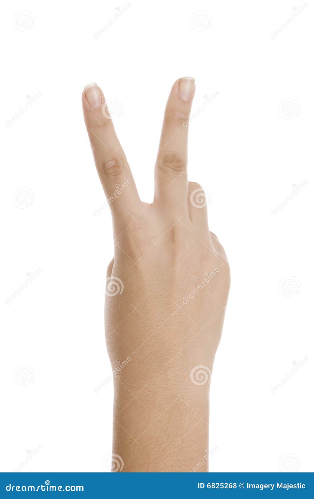 Hand showing peace sign stock photo. Image of pose, text - 6825268