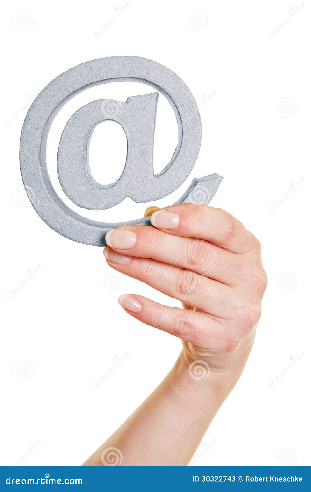 Hand Showing at Sign As Internet Stock Image - Image of internet ...