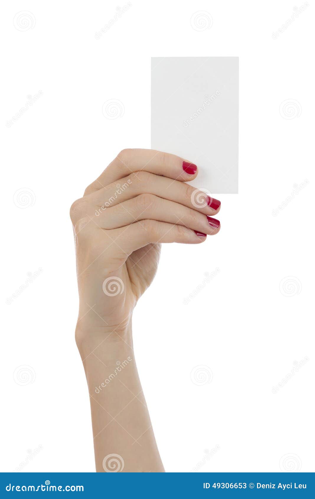 Hand showing sign card stock image. Image of isolate - 49306653