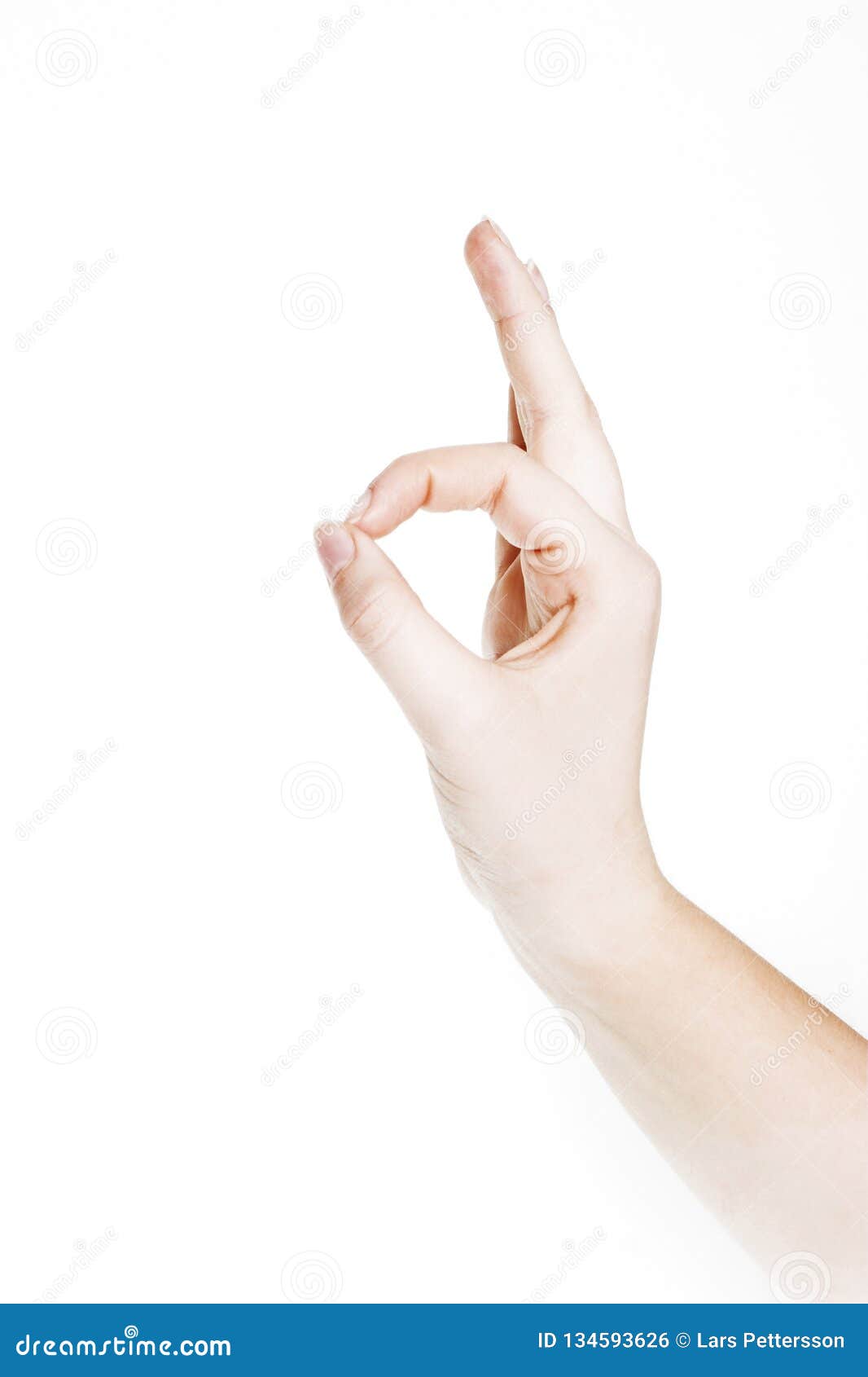 OK stock photo. Image of okey, white, sign, hand, showing - 134593626