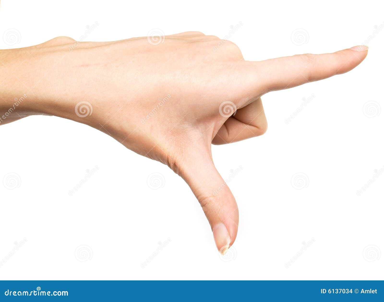 Hand showing the size 2 stock photo. Image of female, size - 6137034