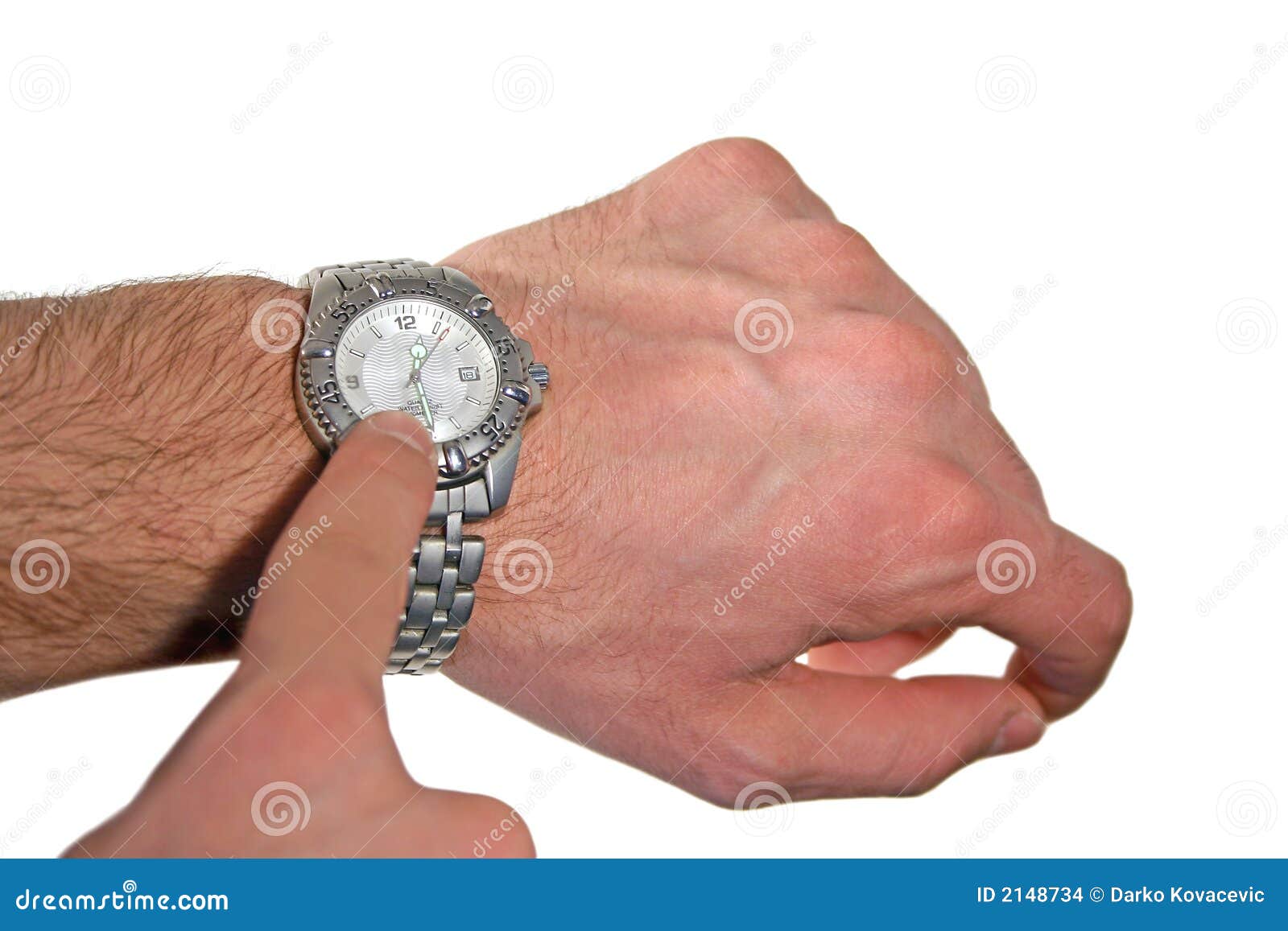 Hand showing time stock photo. Image of showing, hand - 2148734
