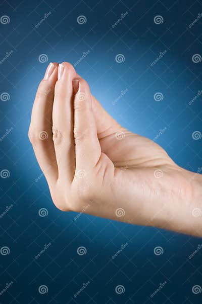 Hand shows exact stock image. Image of hand, icon, body - 1127535