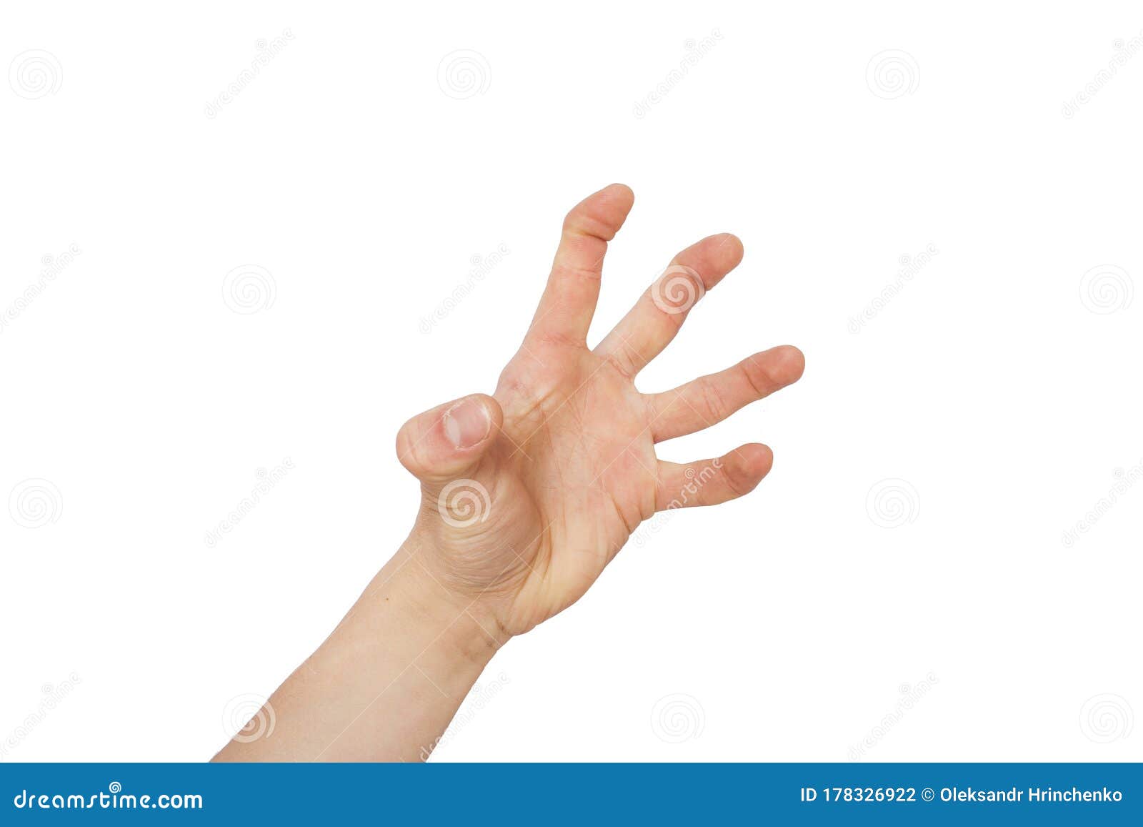 Hand shows a take sign stock photo. Image of shows, five - 178326922
