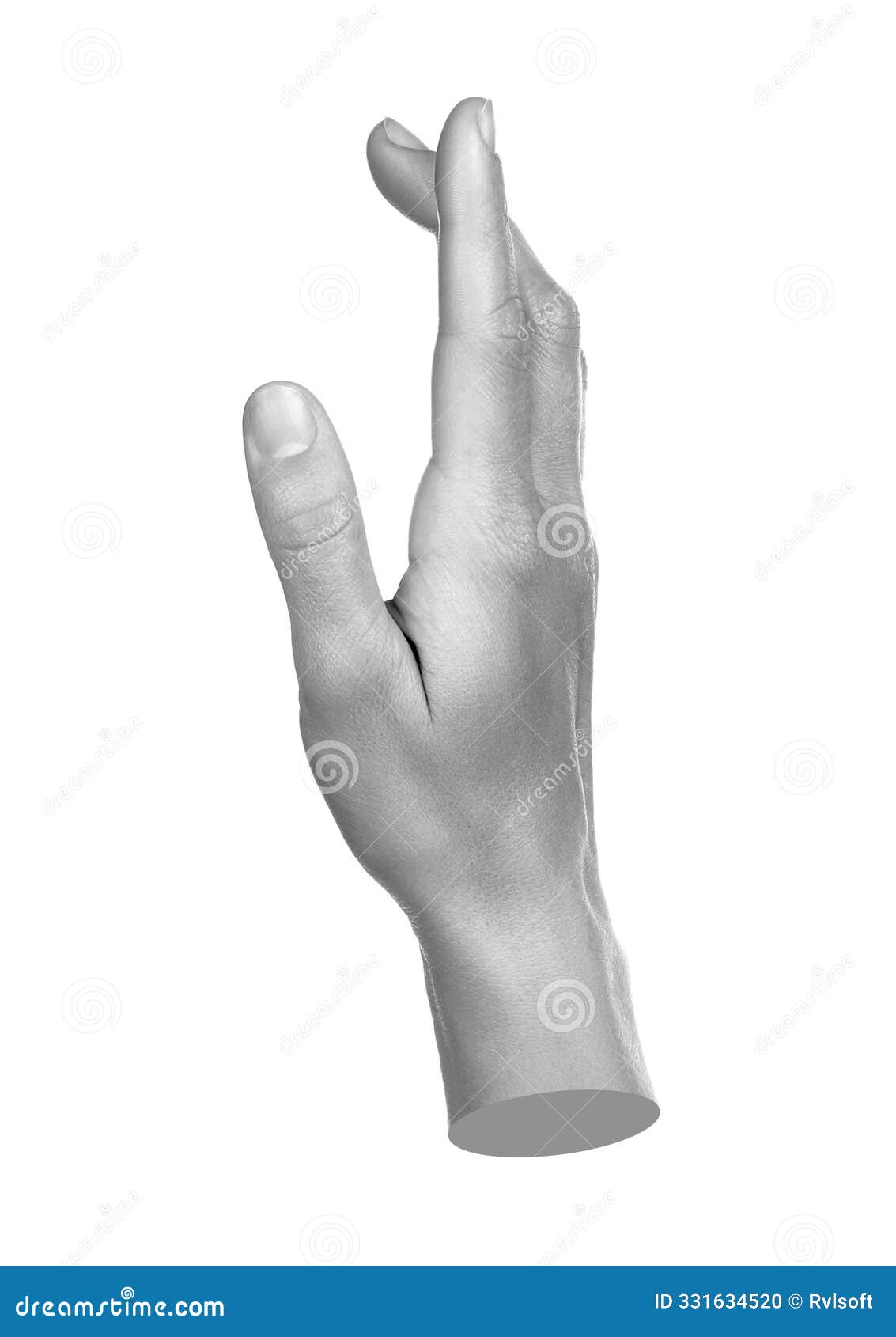 Hand Shows Virtual Touching, Isolated on Transparent Background ...