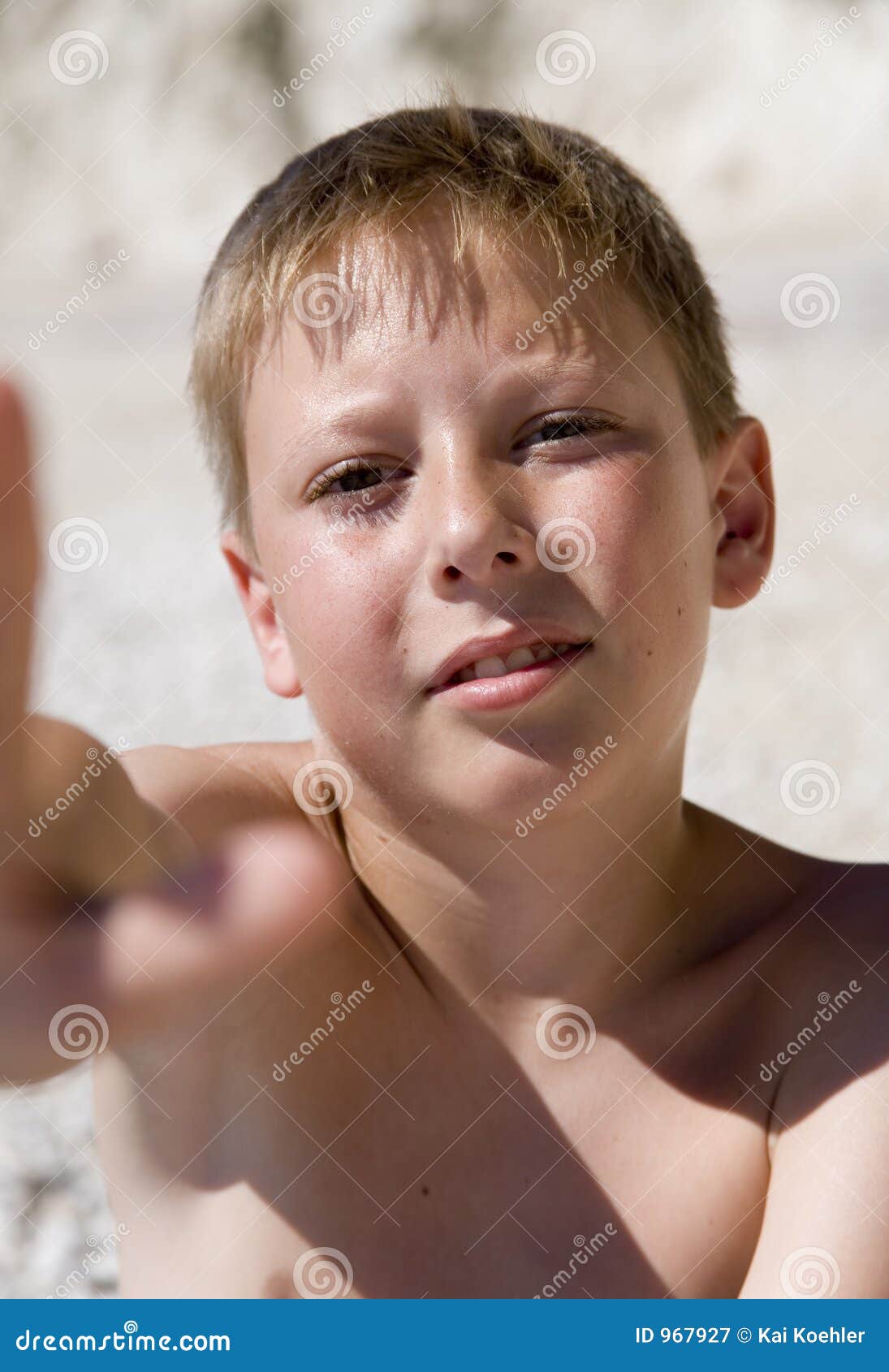 Hand sign stock image. Image of child, nose, skin, brown - 967927