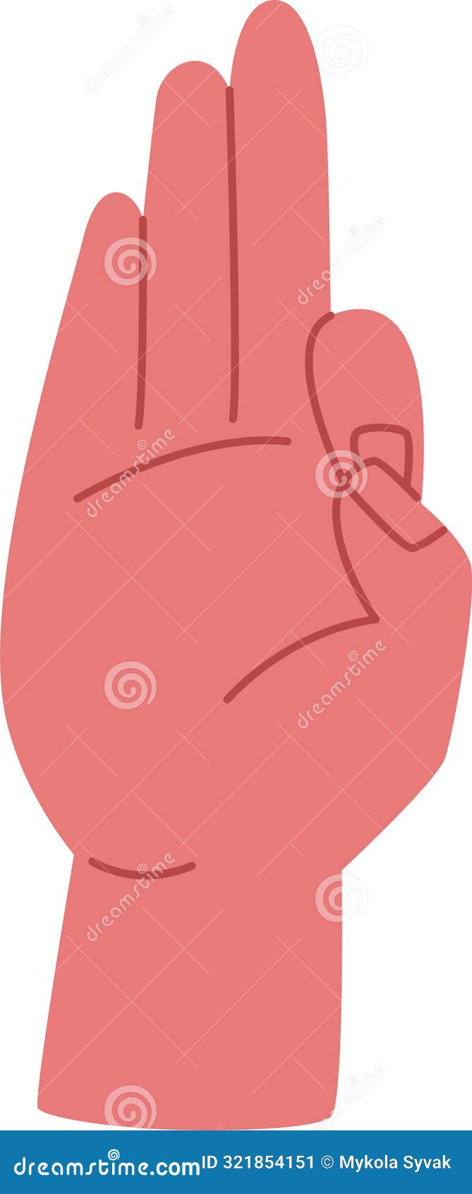 Hand Sign Alphabet F Letter Stock Vector - Illustration of font, sign ...