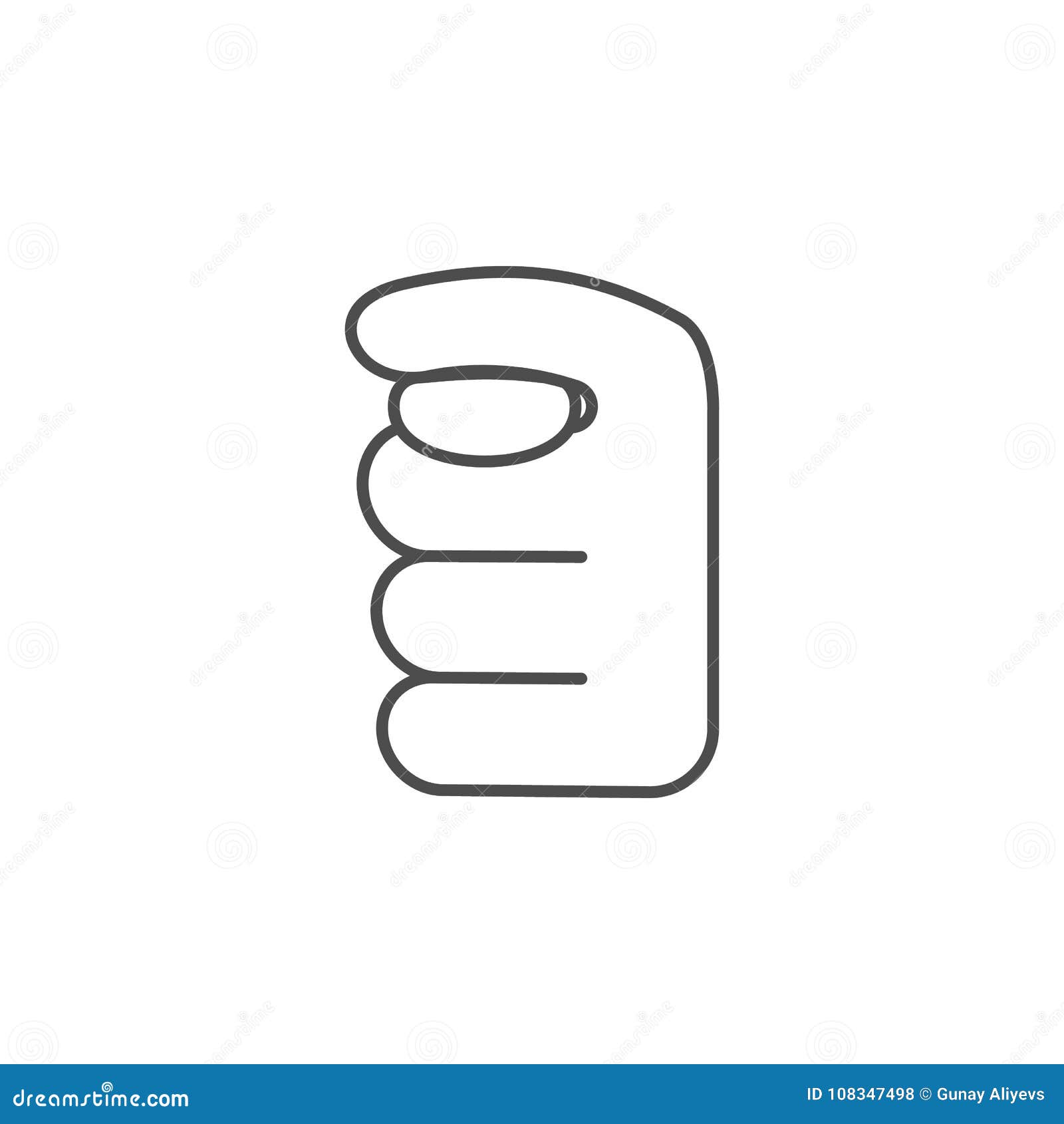 Hand Sign Figs Icon. Hands Sign Elements Concept and Web Apps Stock ...