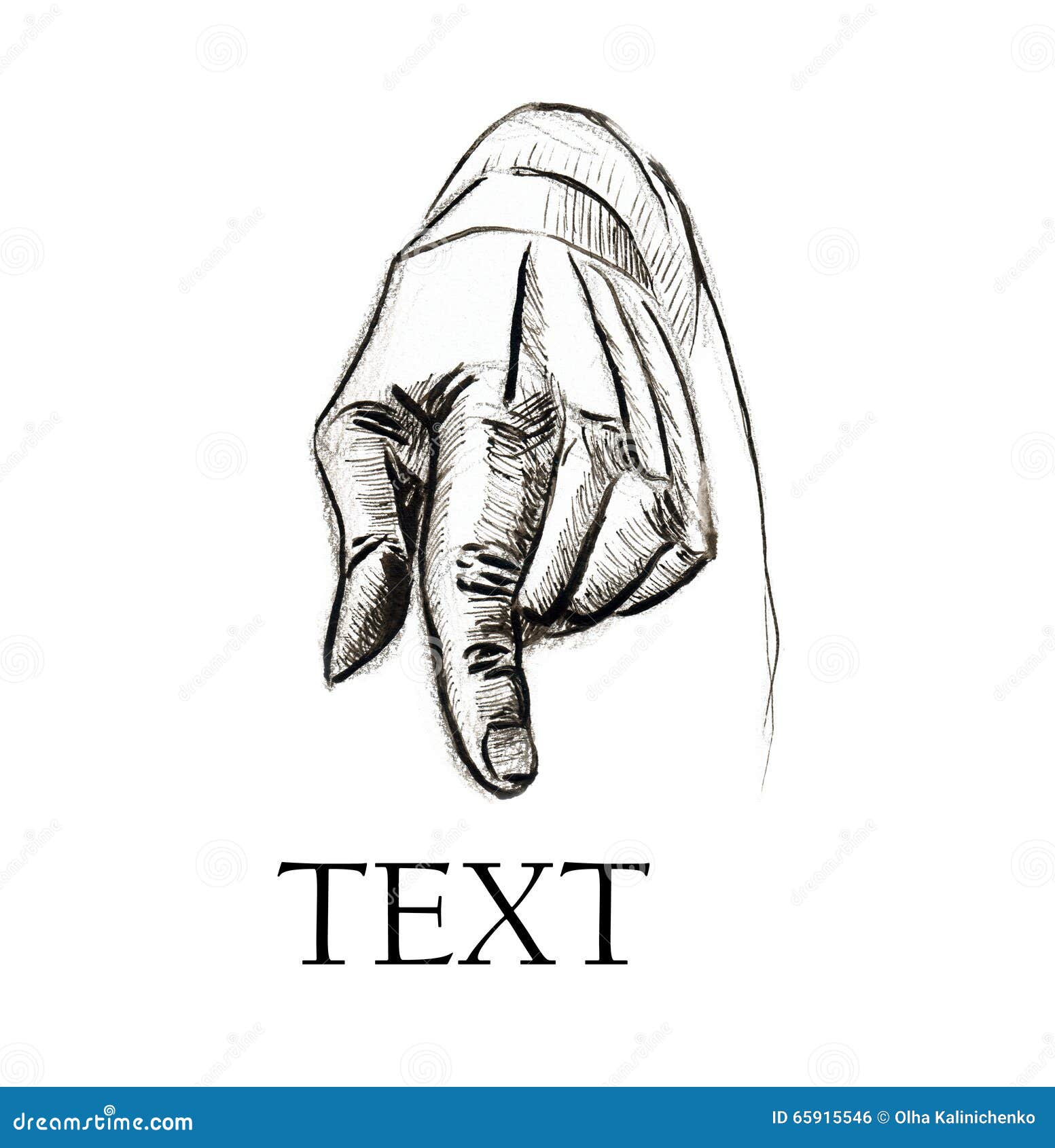 Hand sign stock illustration. Illustration of gesturing - 65915546